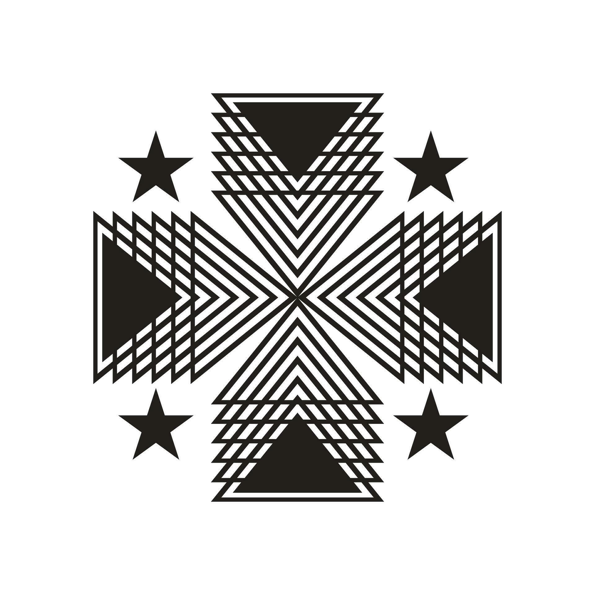 Abstract Geometric Pattern Design For Apparel Abstract Geometric Design Geometric Shape