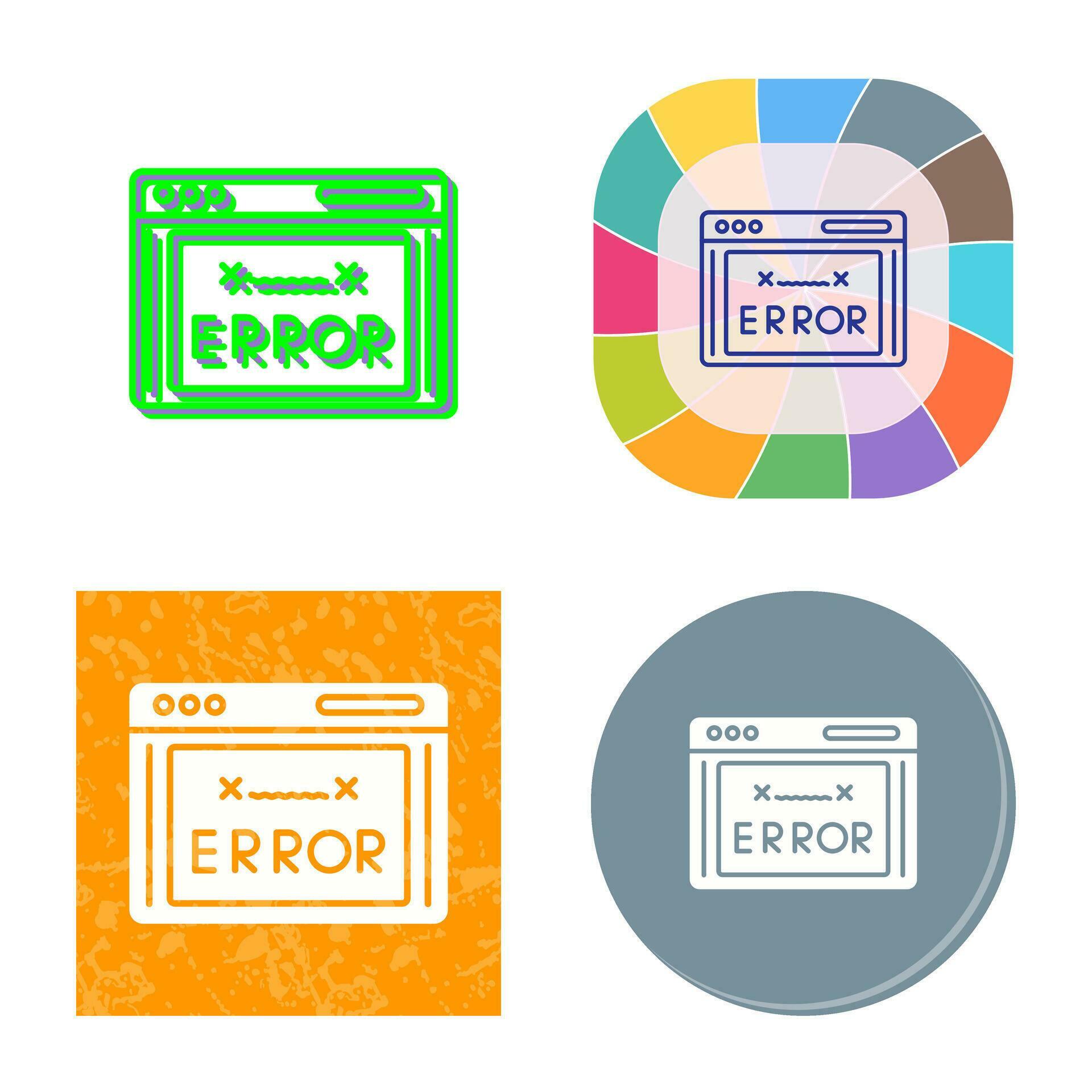 Error Code Vector Icon 34516256 Vector Art at Vecteezy