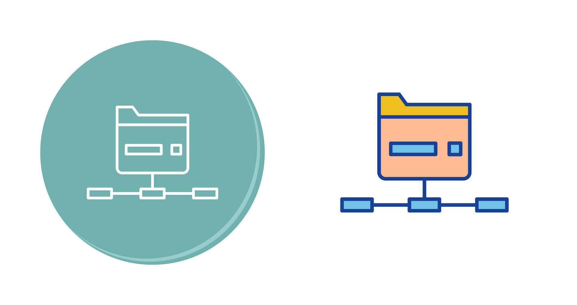 Network Folder Vector Icon 34519361 Vector Art at Vecteezy