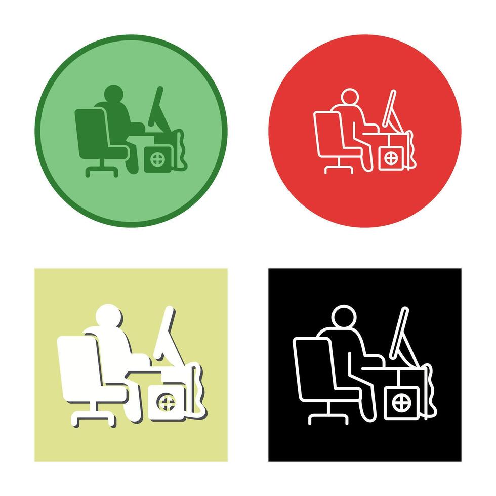 Computer Worker Vector Icon 34522856 Vector Art at Vecteezy