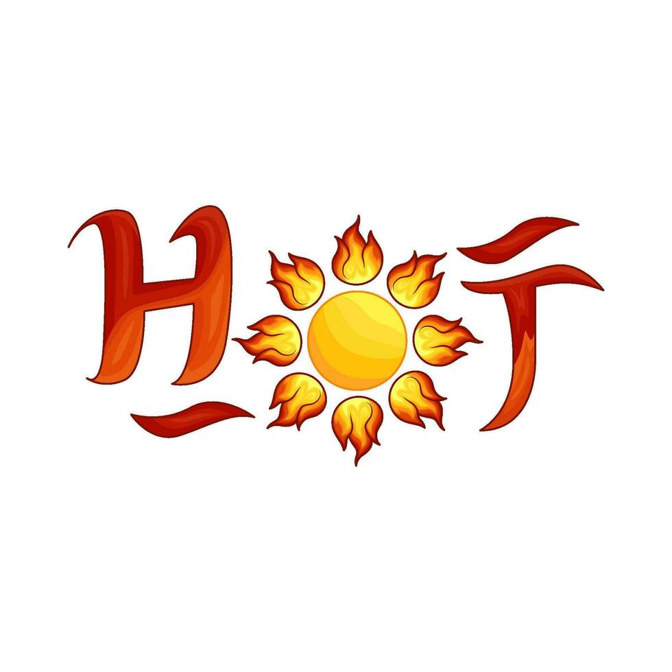 Hot Fire Illustration 34523319 Vector Art At Vecteezy