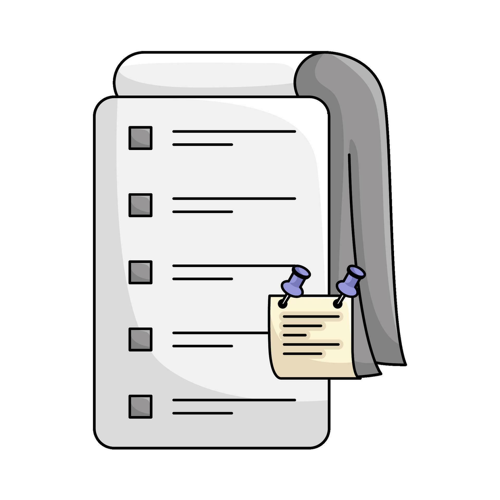 task list illustration 34523383 Vector Art at Vecteezy