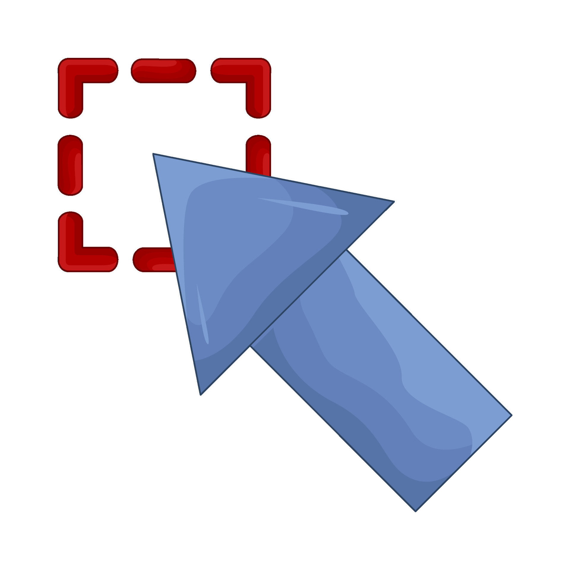 Cursor With Rectangle Illustration 34525952 Vector Art At Vecteezy