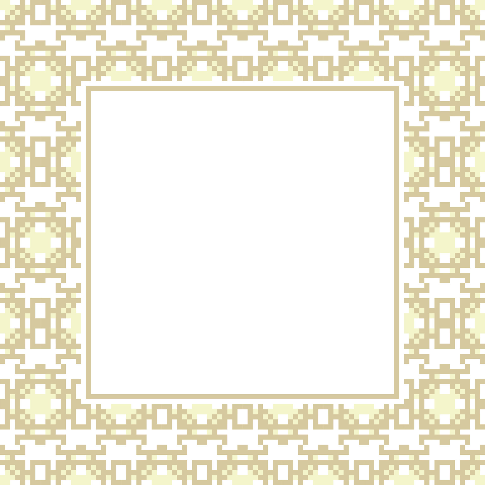 a square frame with a pattern on it 34527610 Vector Art at Vecteezy