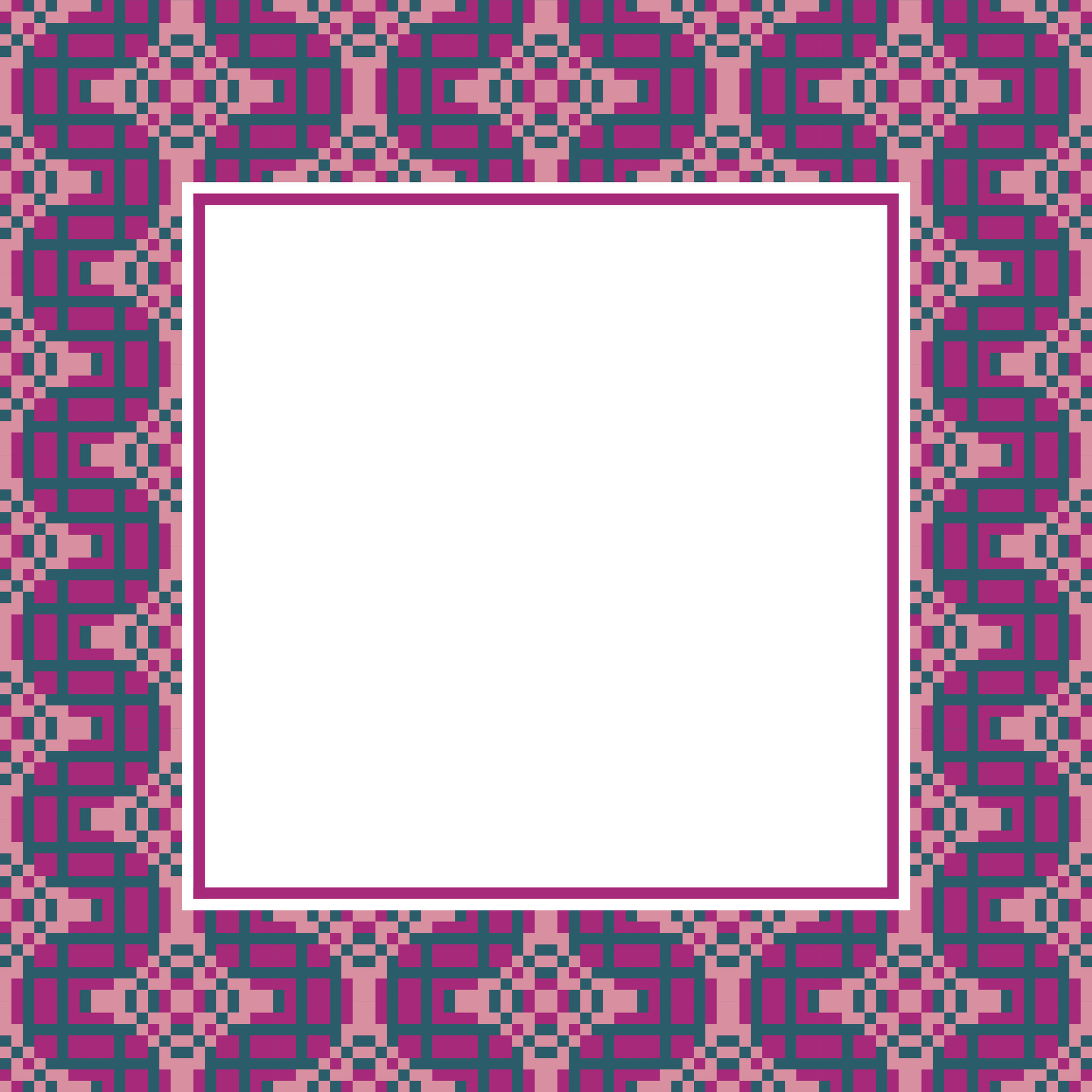 a square frame with a pattern on it 34527624 Vector Art at Vecteezy