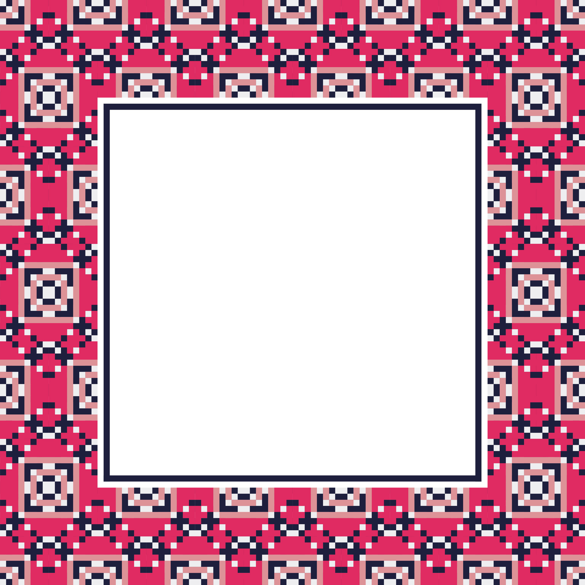 a square frame with a pattern of squares 34527627 Vector Art at Vecteezy
