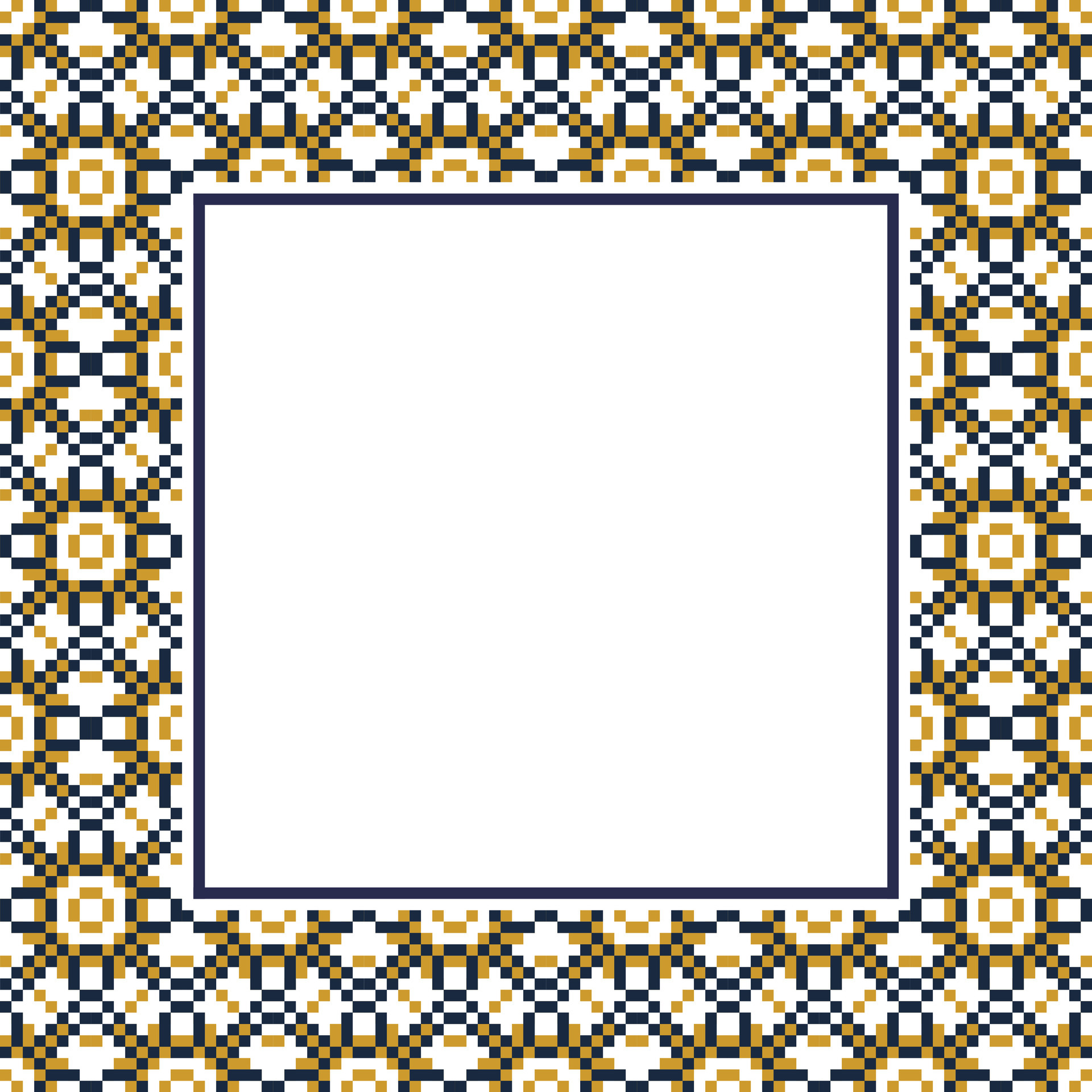 an abstract square frame with a pattern of geometric shapes 34527631 ...
