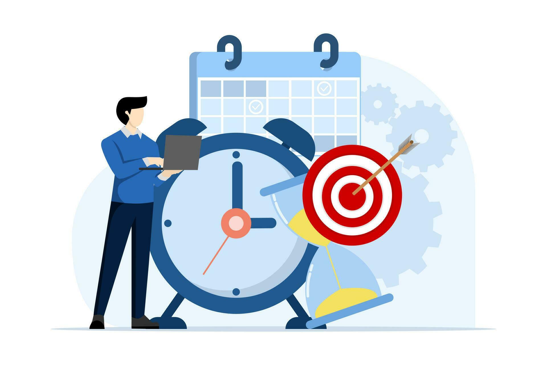 concept of time schedule, time management, deadline, planner ...