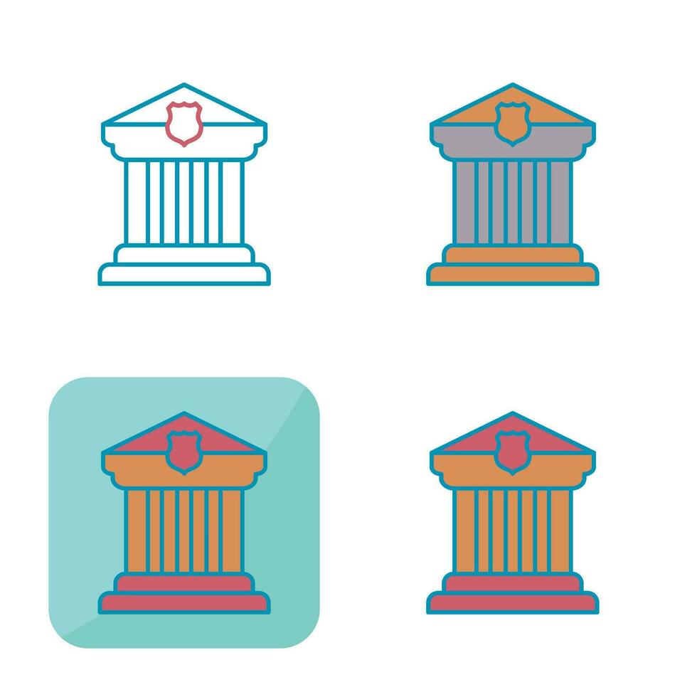 Courthouse Vector Icon 34533708 Vector Art at Vecteezy