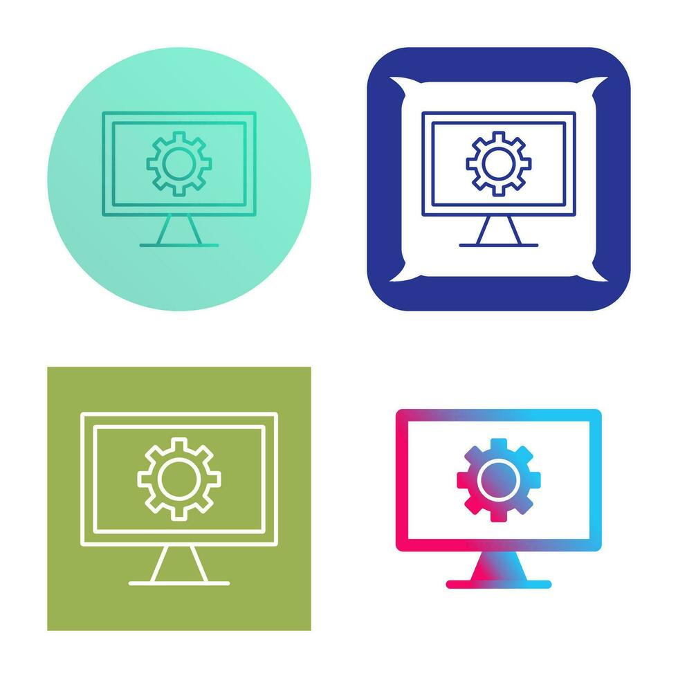 Monitor Screen Vector Icon 34538389 Vector Art at Vecteezy