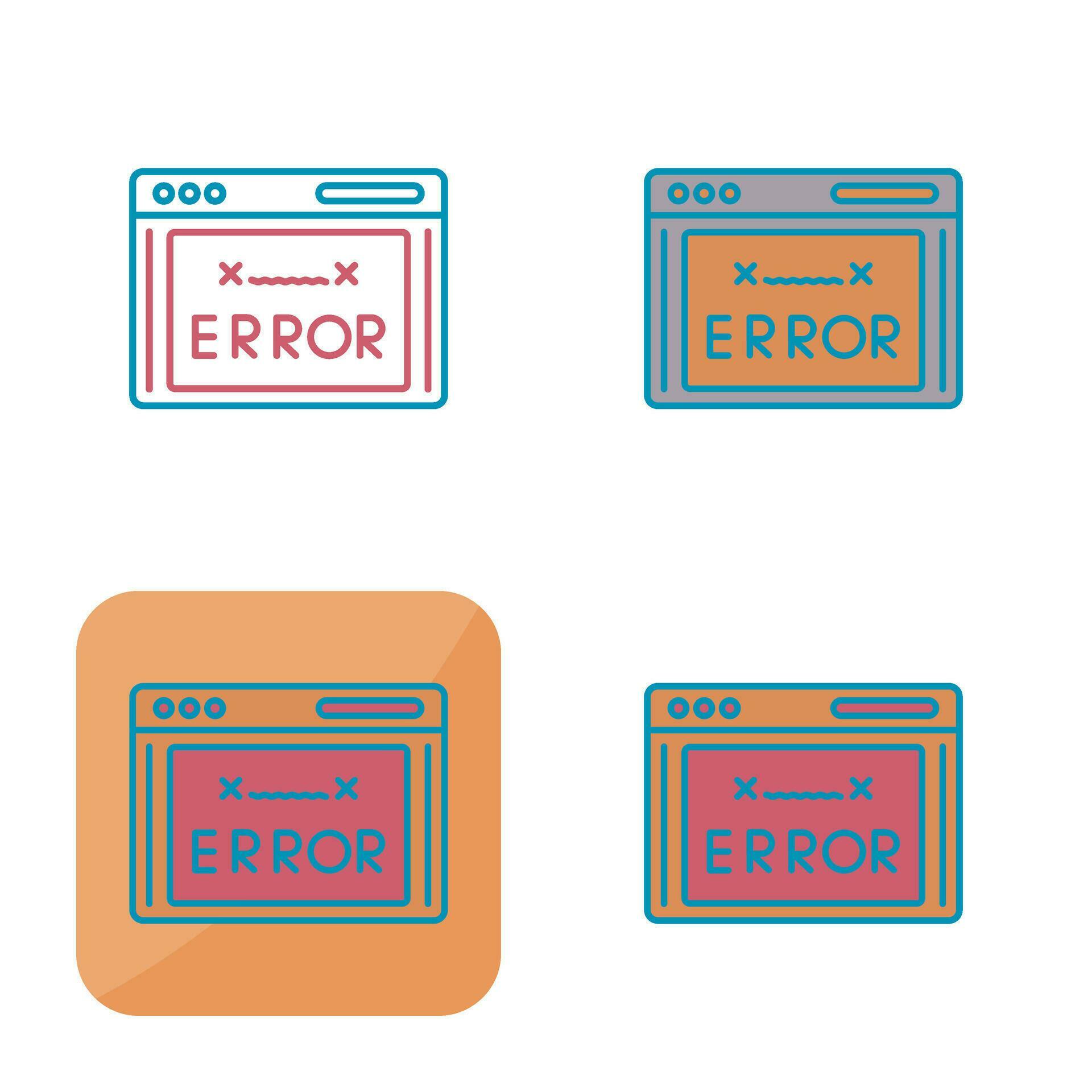 Error Code Vector Icon 34546032 Vector Art at Vecteezy