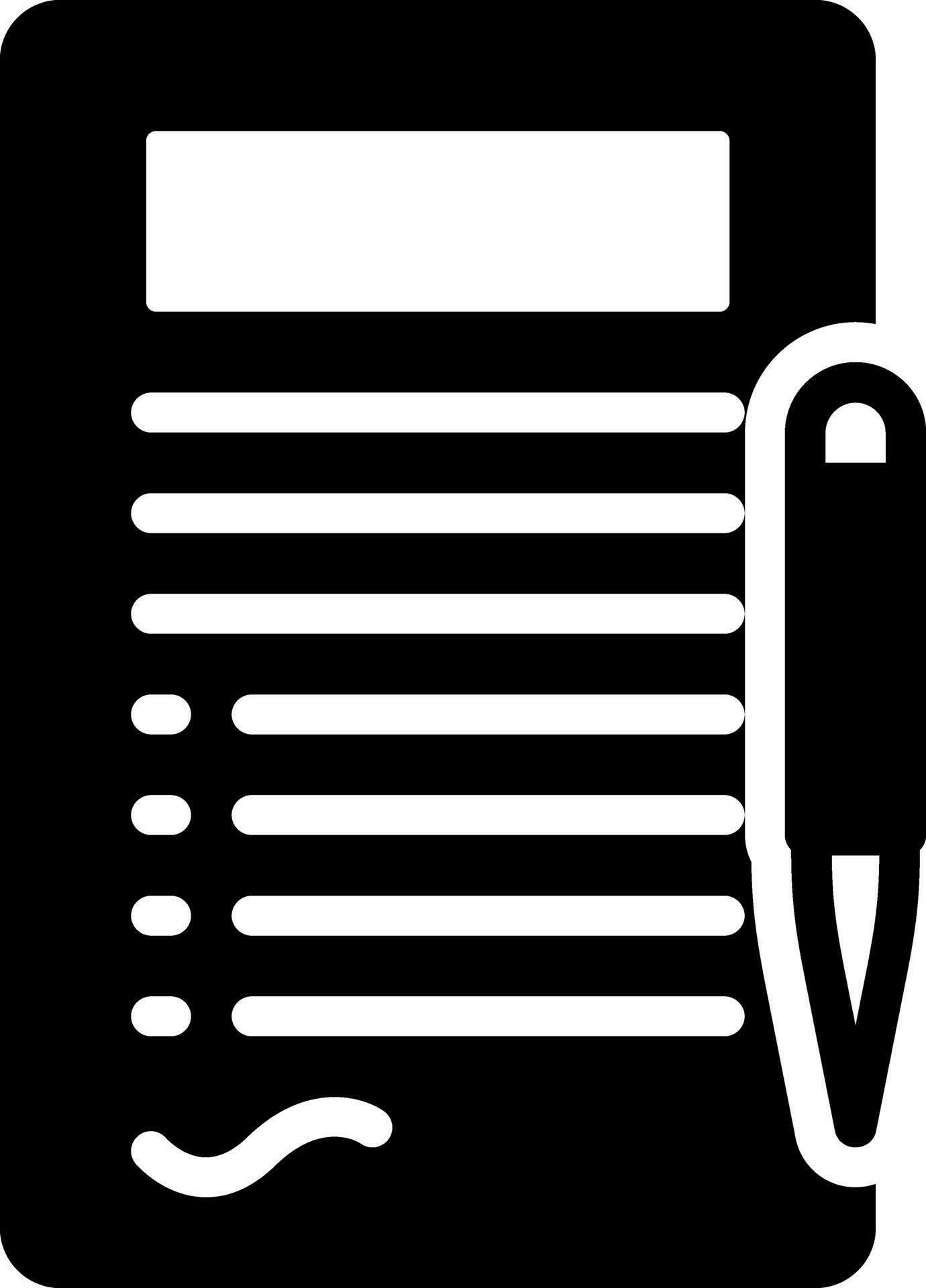solid icon for terms 34550629 Vector Art at Vecteezy