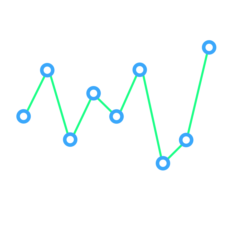 Business Statistical Graph Line Element 34556710 Png
