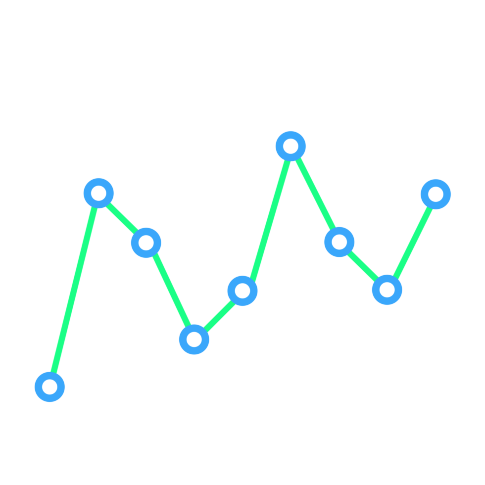 Business Statistical Graph Line Element 34556722 PNG