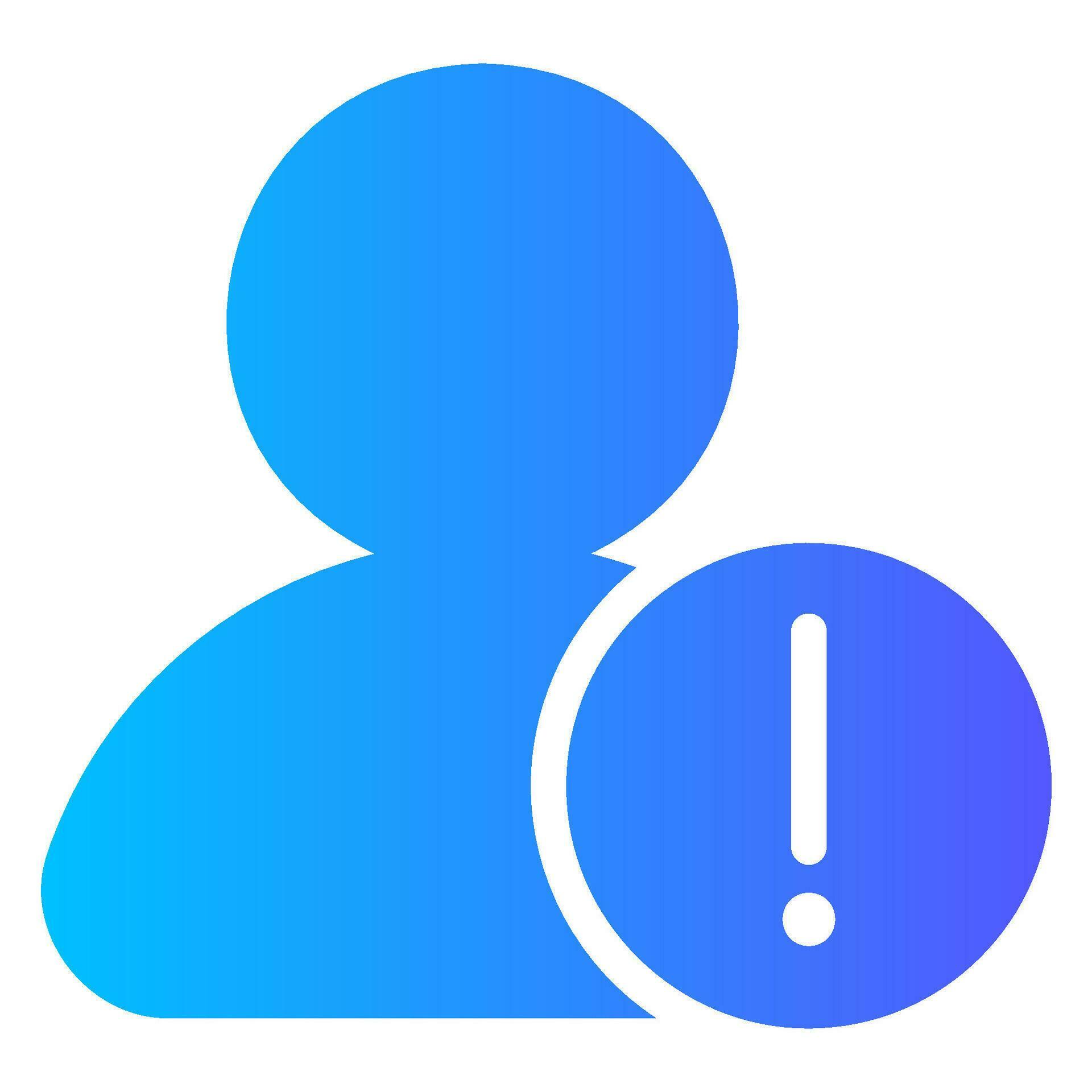 warning gradient icon 34563367 Vector Art at Vecteezy