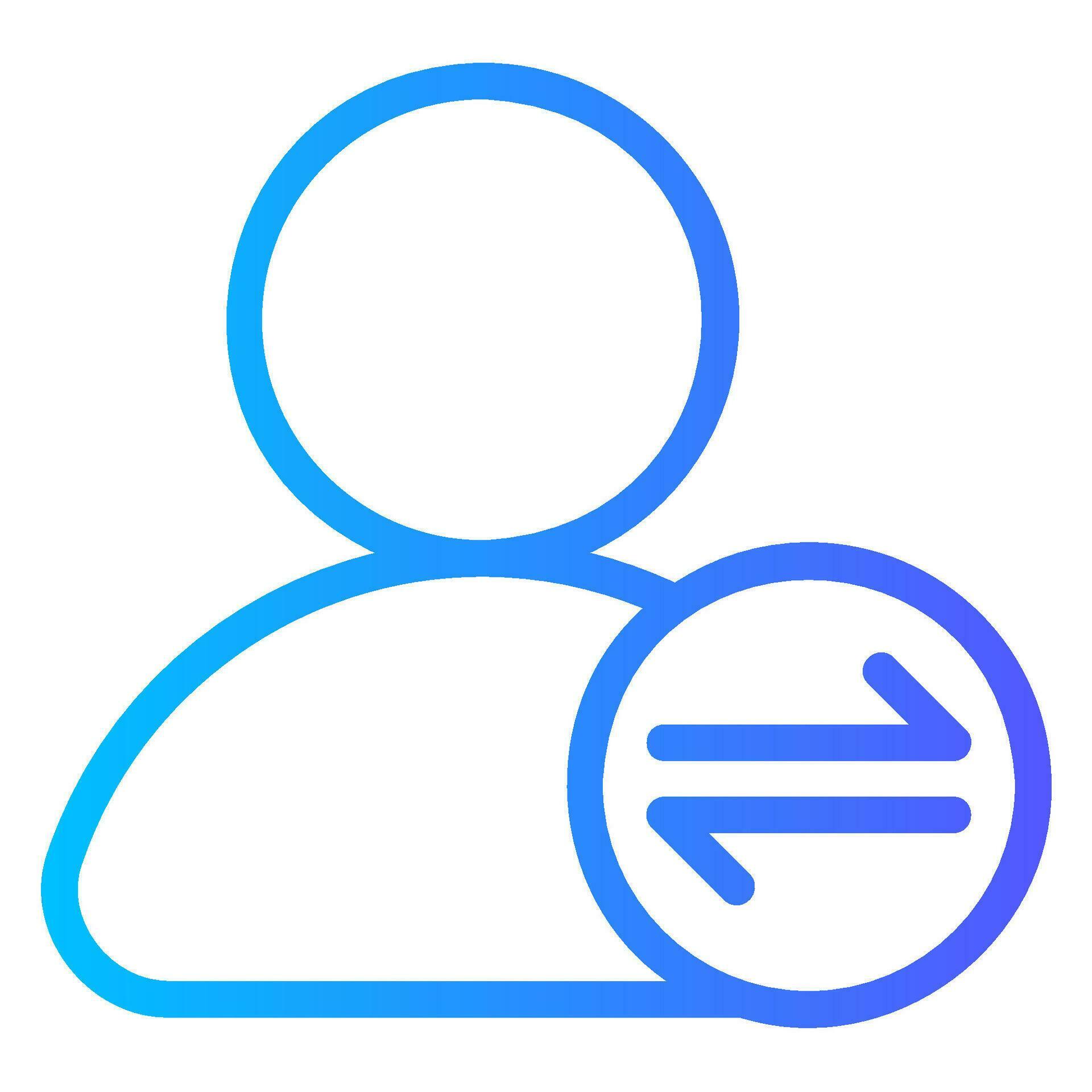 Data Transfer gradient icon 34563369 Vector Art at Vecteezy