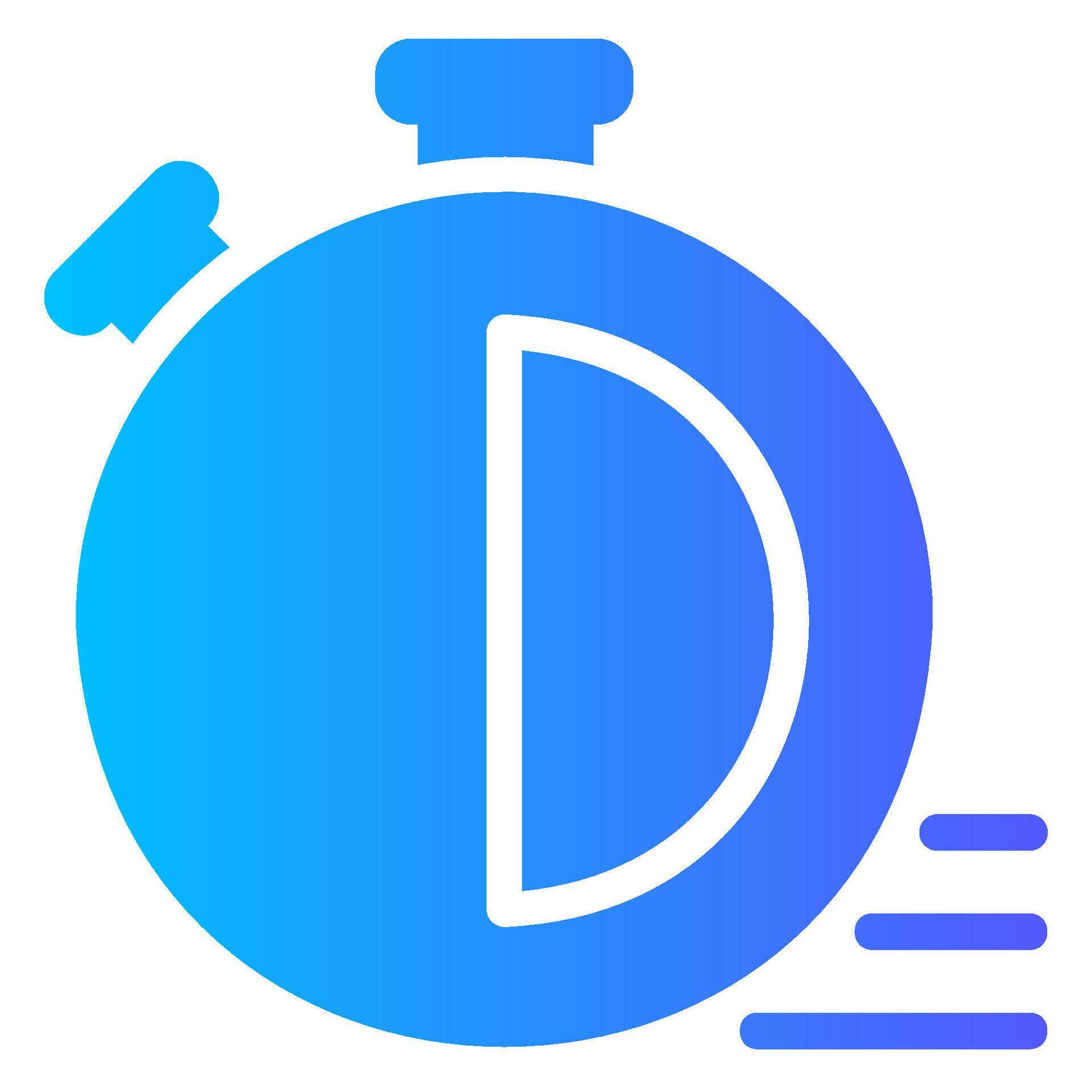 countdown gradient icon 34563621 Vector Art at Vecteezy