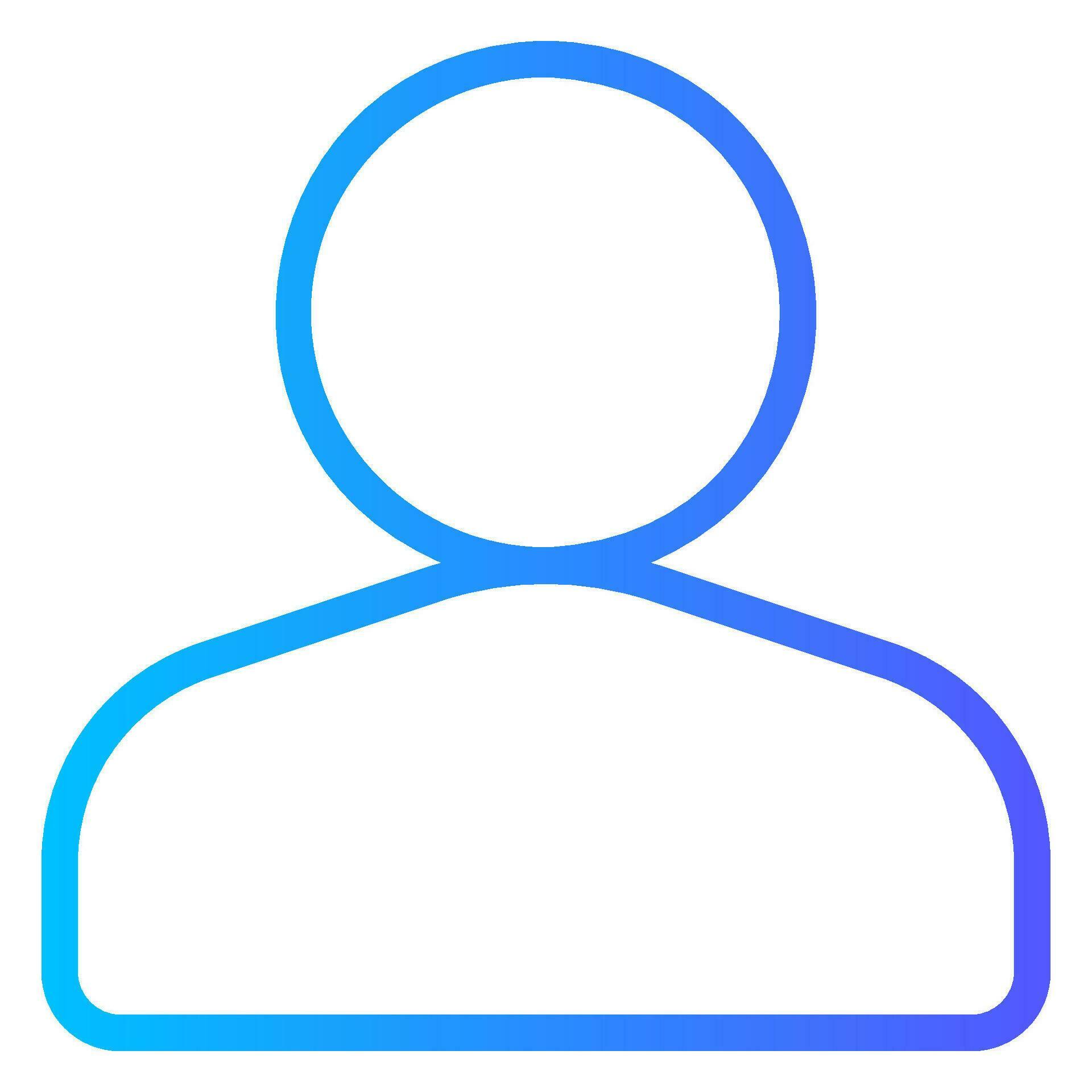 user gradient icon 34563748 Vector Art at Vecteezy