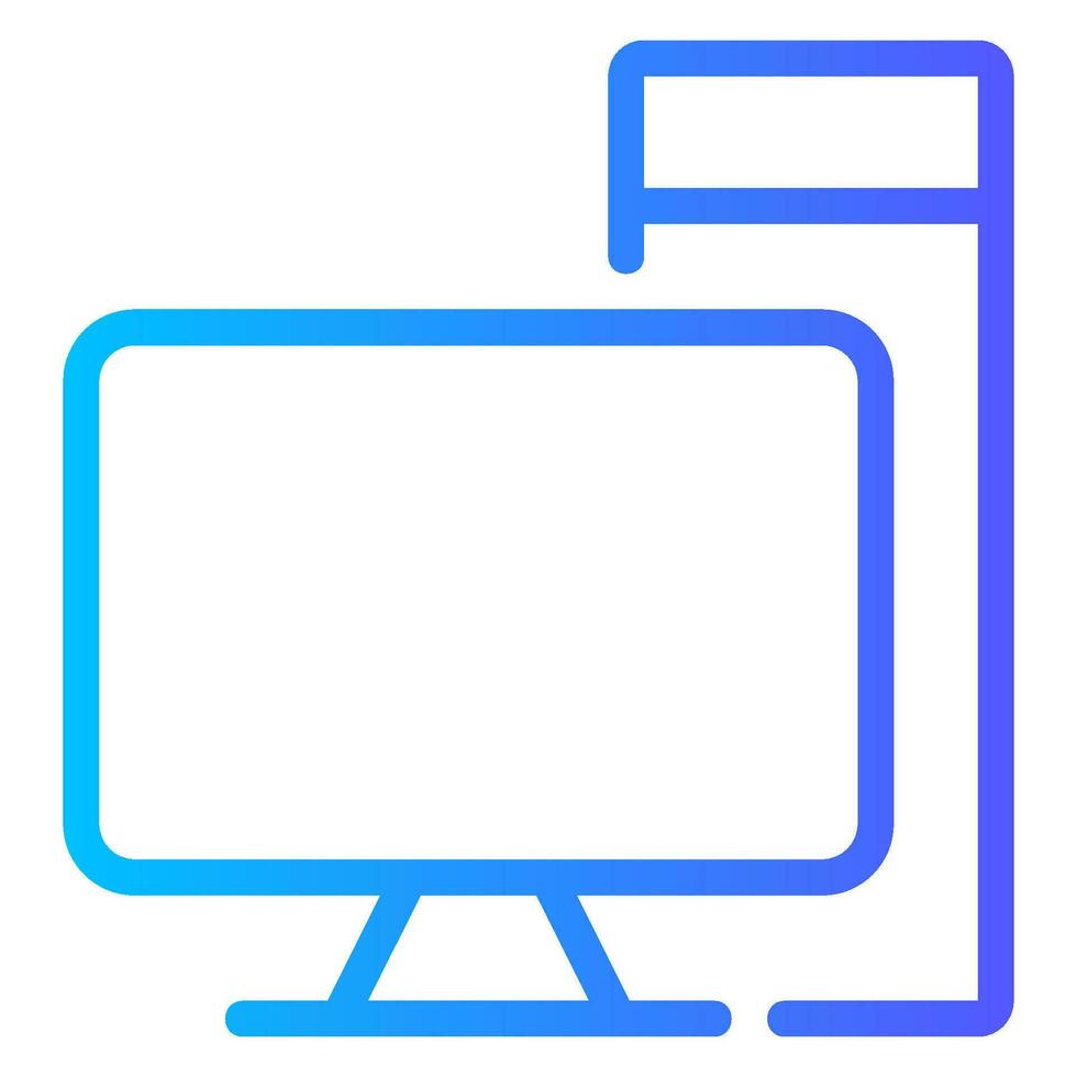 computer gradient icon 34564067 Vector Art at Vecteezy