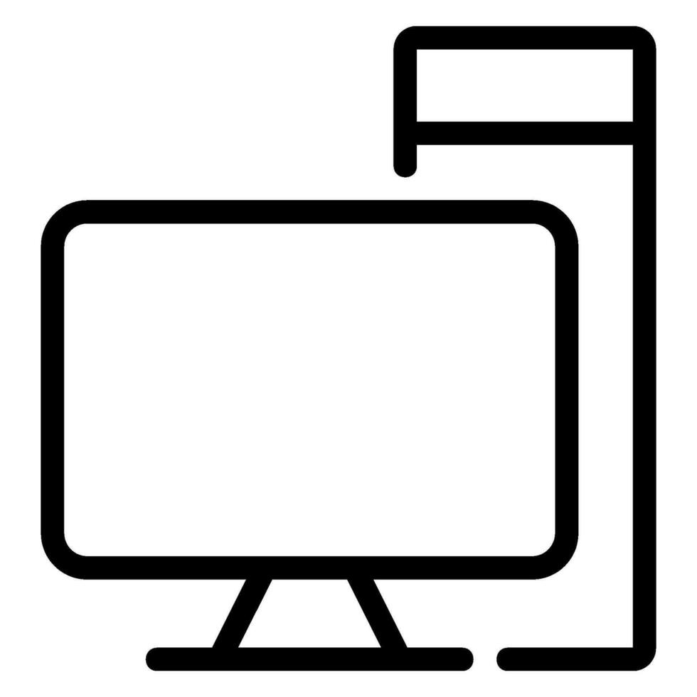 computer line icon 34564124 Vector Art at Vecteezy