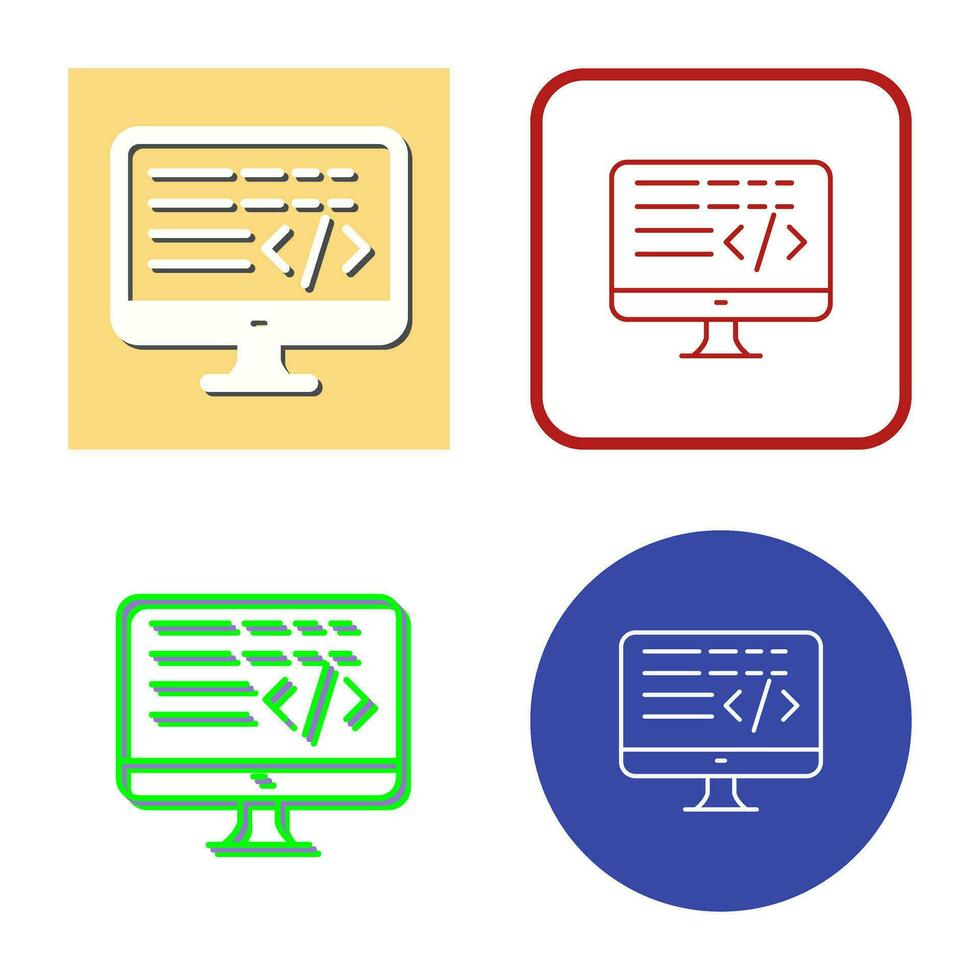 Coding Vector Icon 34569793 Vector Art at Vecteezy