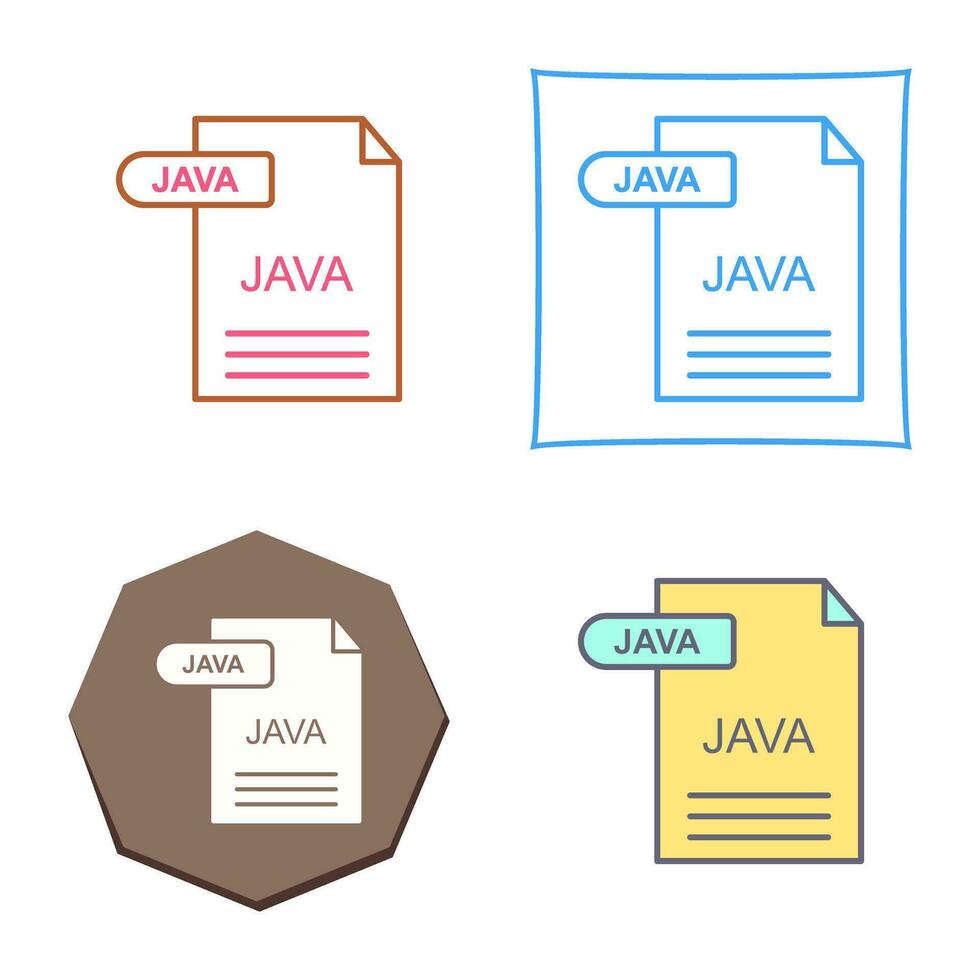 icono de vector de java 34574920 Vector en Vecteezy