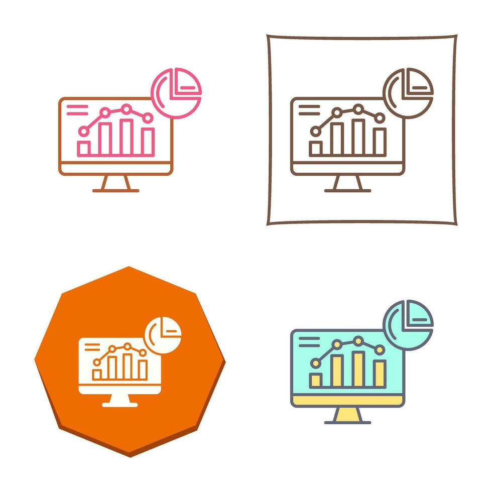 Monitoring Vector Icon 34584870 Vector Art at Vecteezy