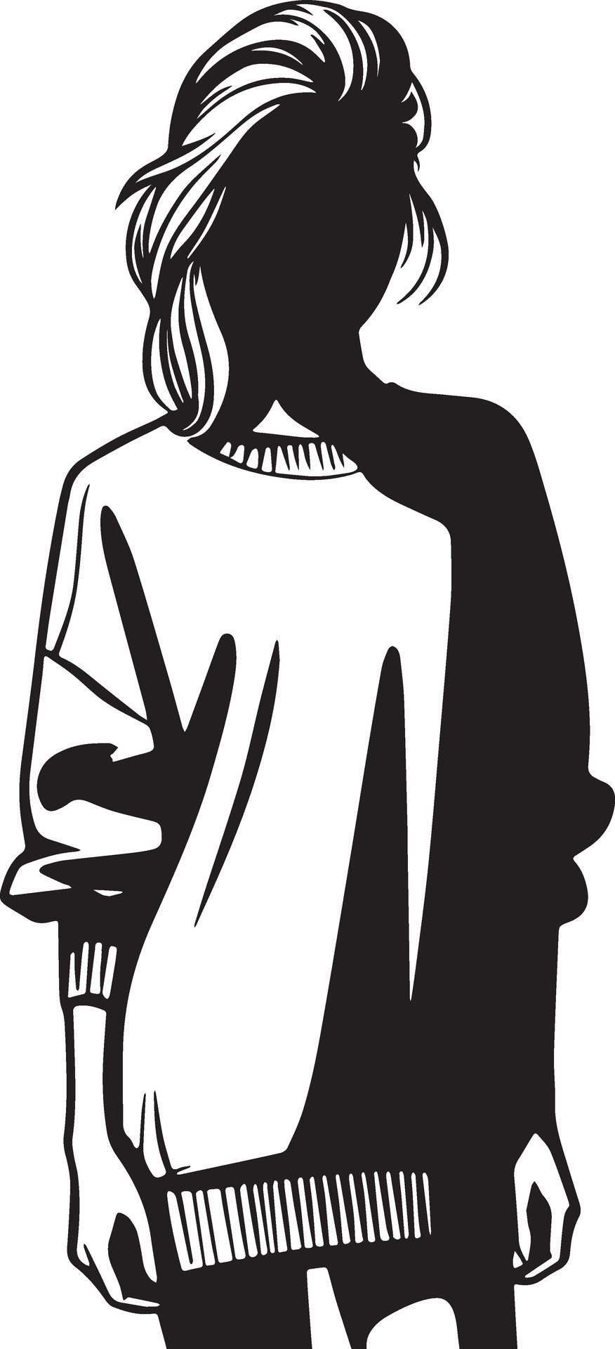 Fashion Woman Sketch Drawing 34594378 Vector Art At Vecteezy