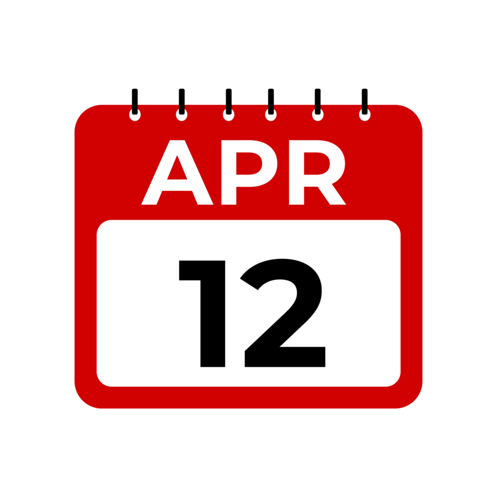 April 12 calendar reminder. 12 April daily calendar icon template ... April 12 calendar reminder. 12 April daily calendar icon template ...