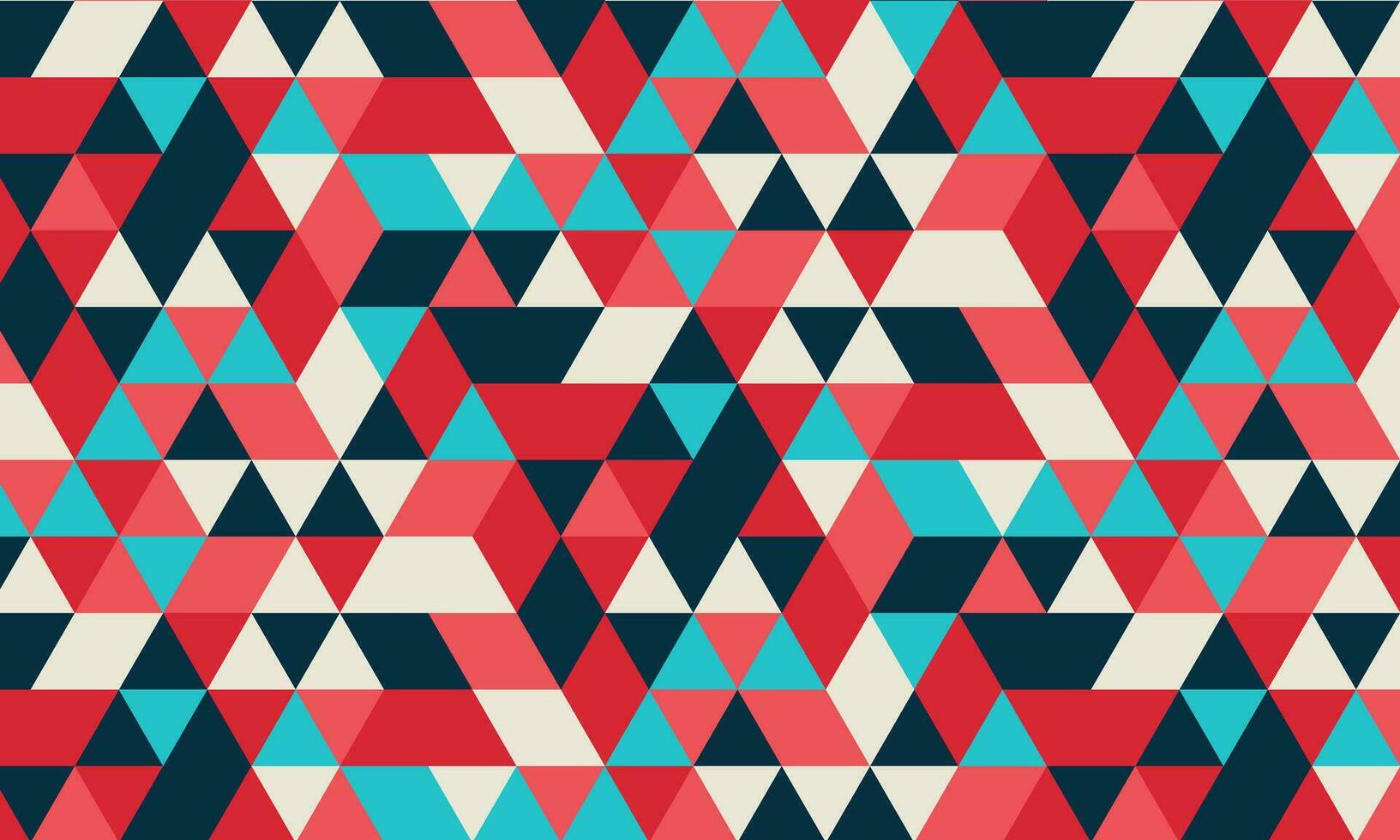 Triangle hexagon pattern with retro colors. Very suitable for backgrounds, wallpaper, design ...