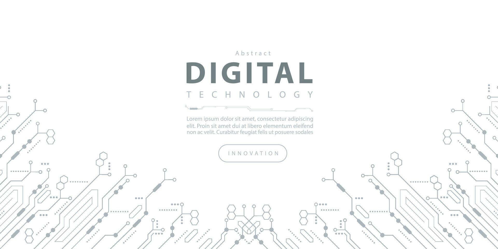 Digital Technology Futuristic Internet Network Speed Connection White Background Cyber Nano