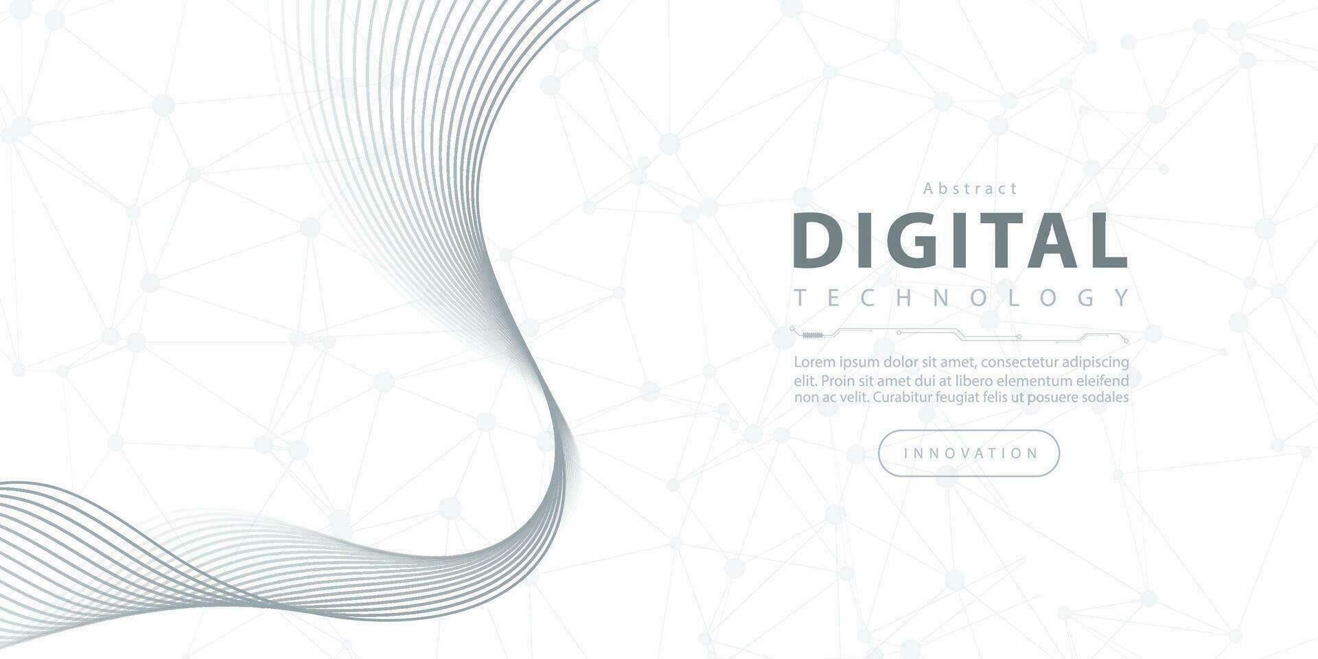 Digital Technology Futuristic Internet Network Speed Connection White Background Cyber Nano