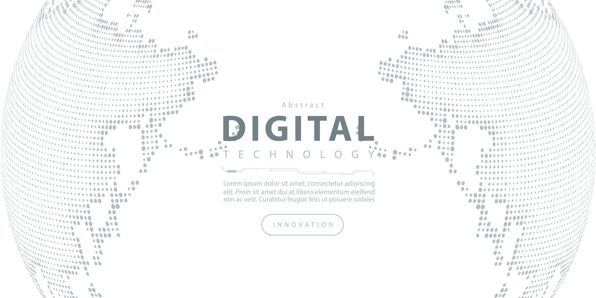 Digital Technology Futuristic Internet Network Speed Connection White Background Cyber Nano