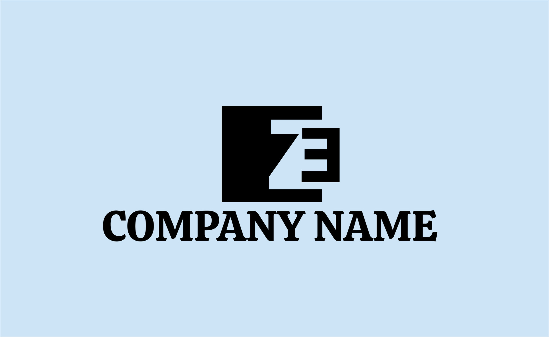 simple letter E logo 34607063 Vector Art at Vecteezy