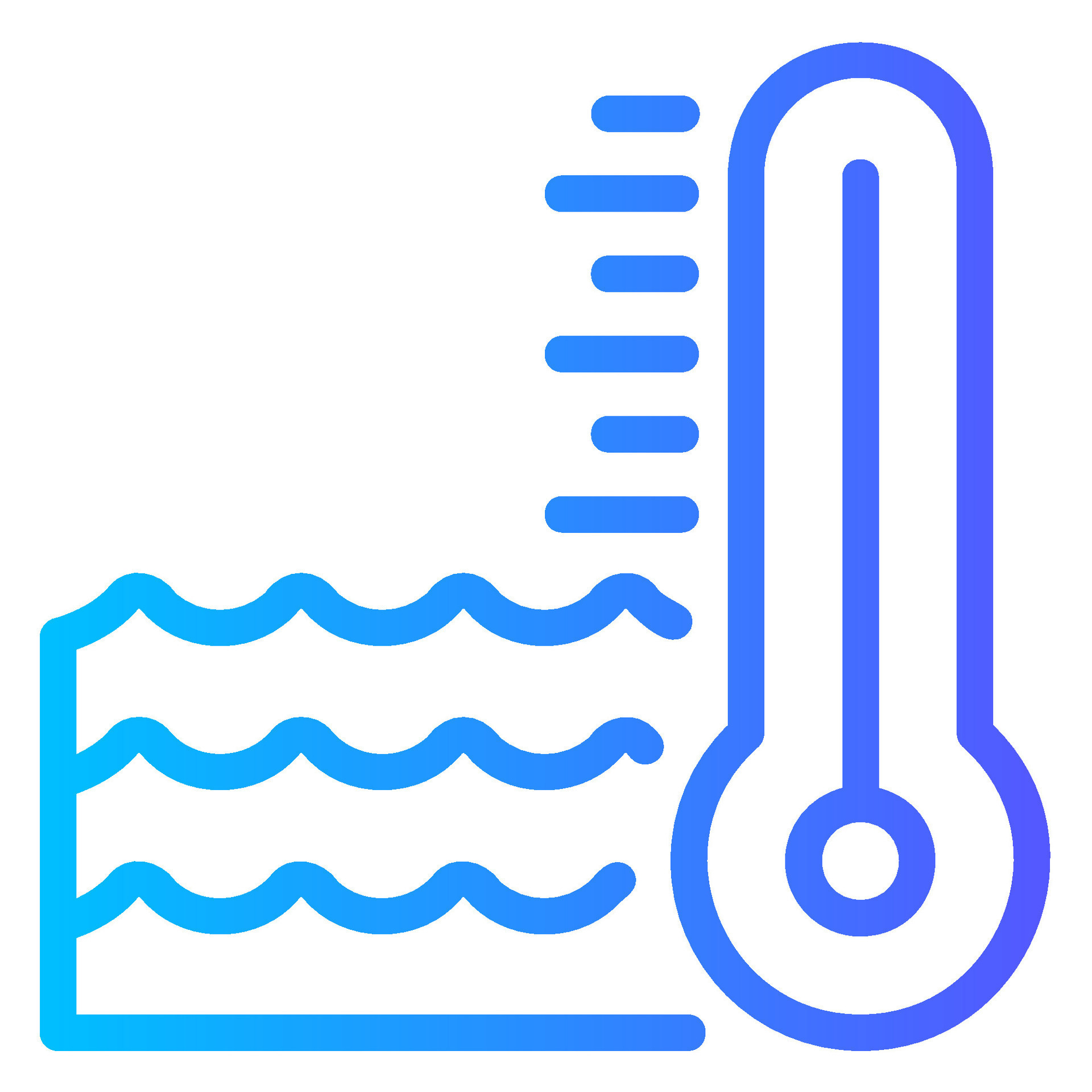 water temperature gradient icon 34607633 Vector Art at Vecteezy
