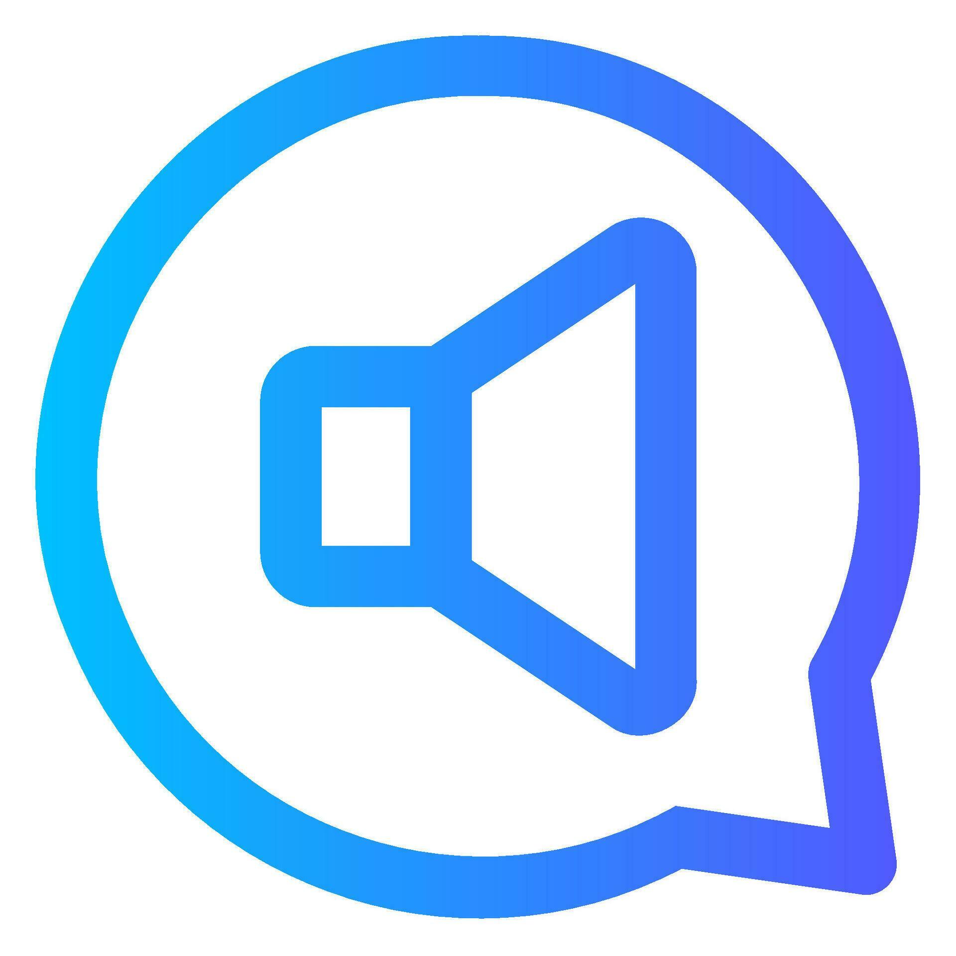 audio gradient icon 34607704 Vector Art at Vecteezy