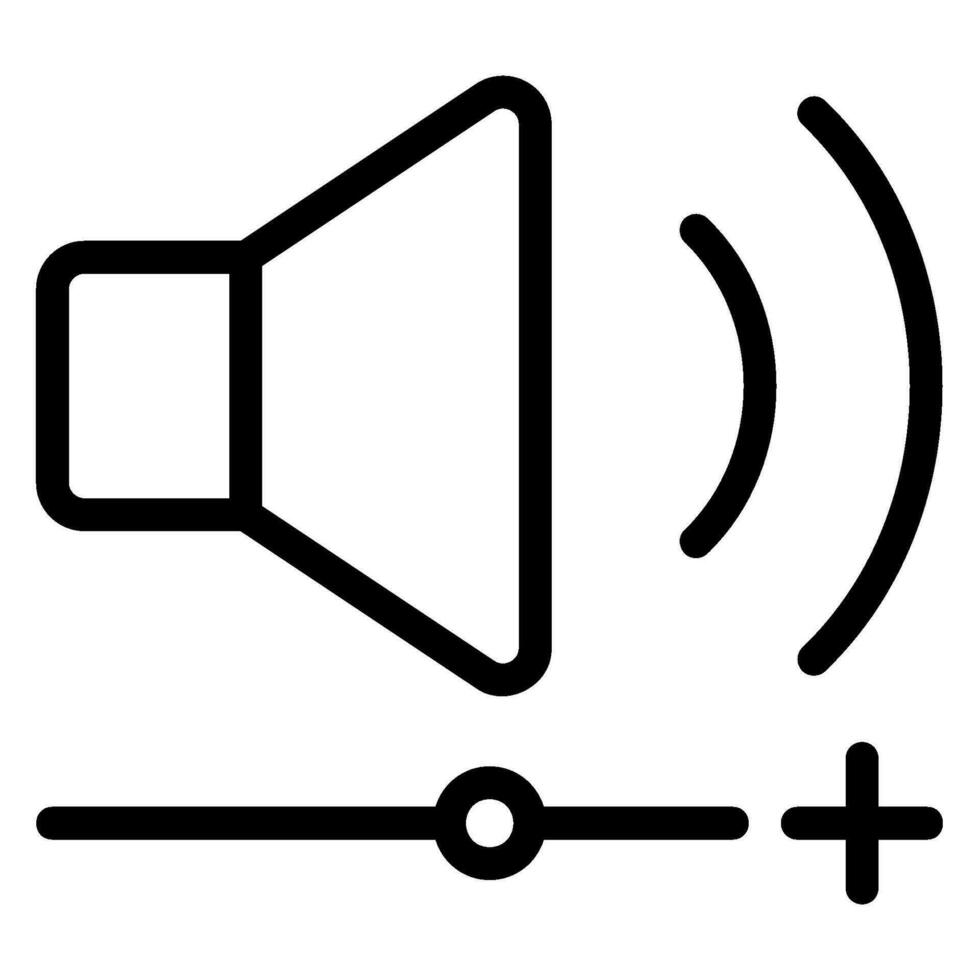 volume line icon 34607709 Vector Art at Vecteezy