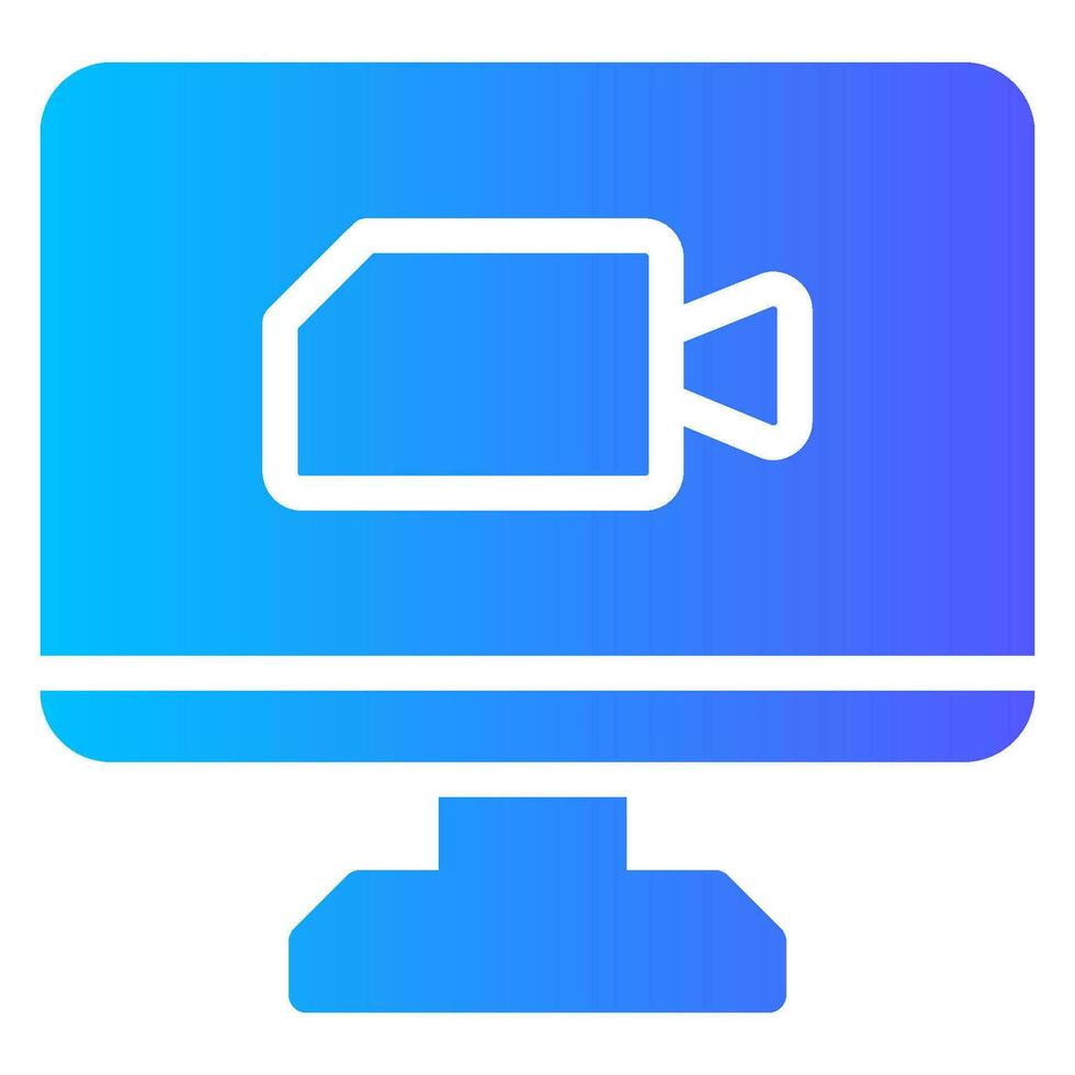 monitor gradient icon 34607758 Vector Art at Vecteezy