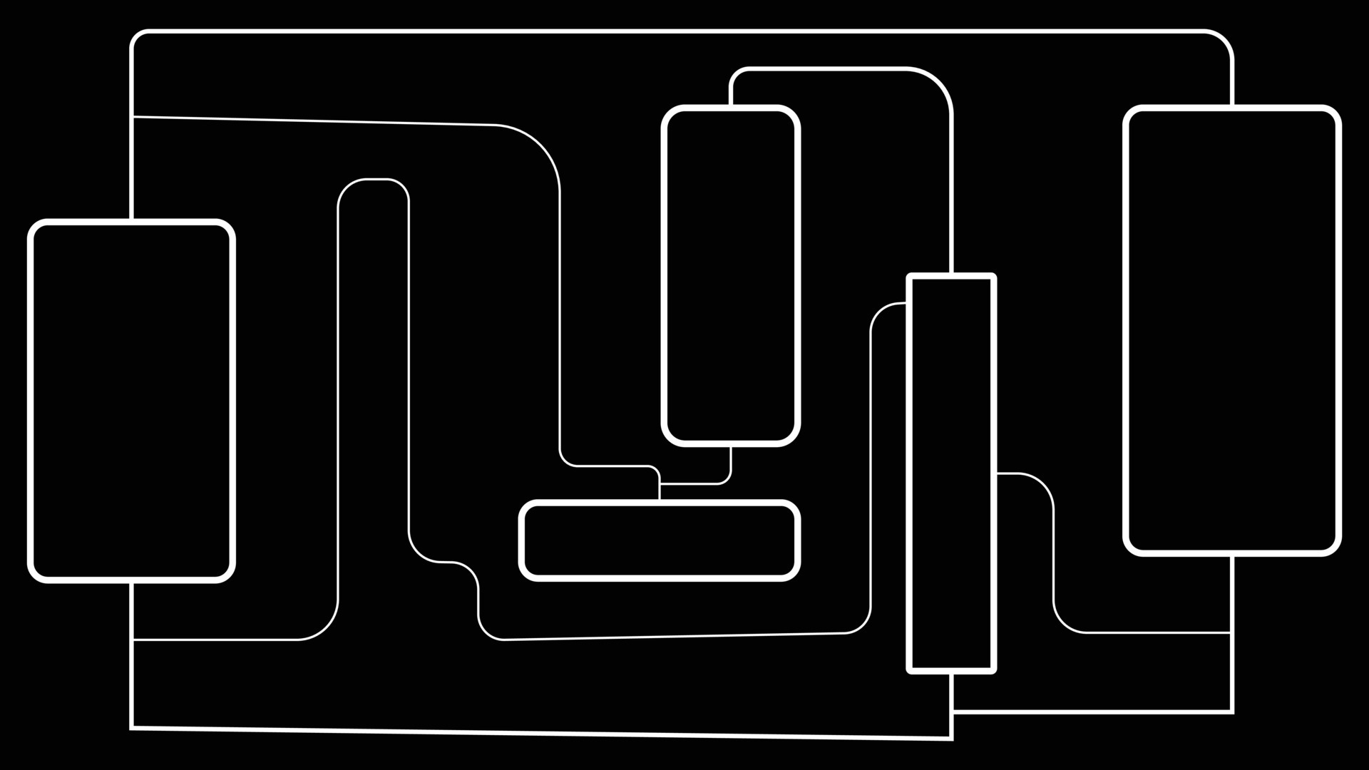 Stripes Technology Circuit Board Vector Concept Abstract Background
