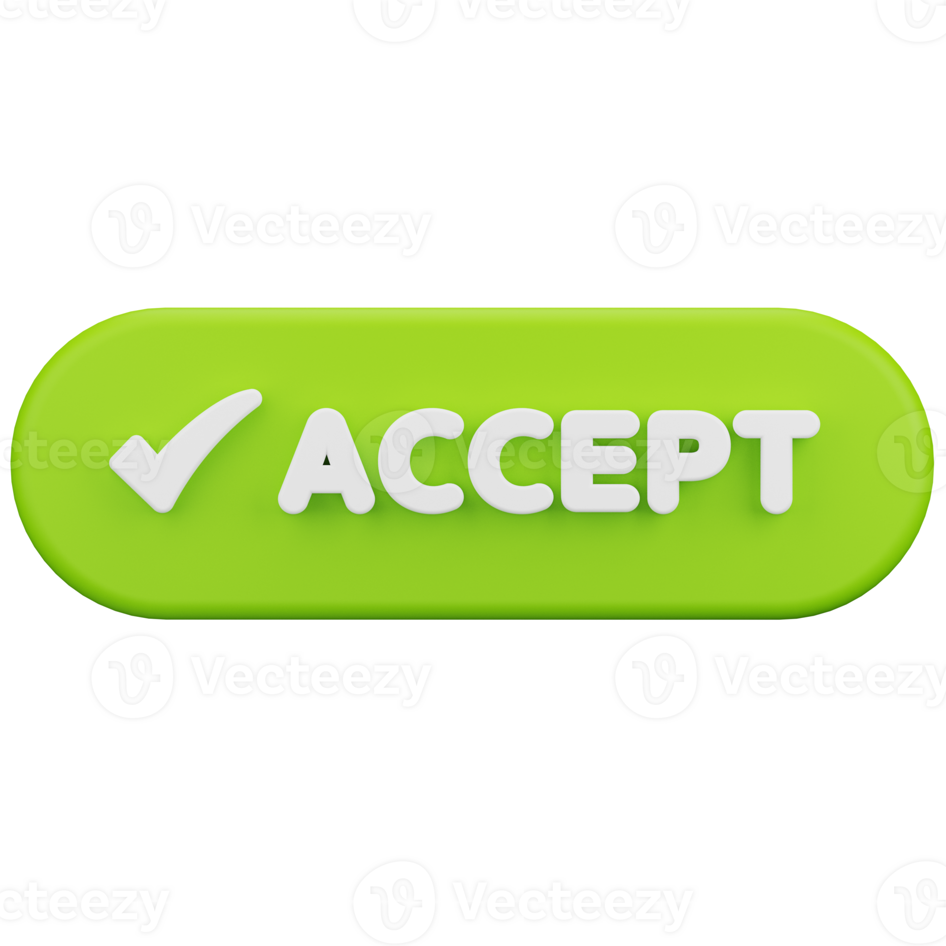 accept button 3d illustration 34616588 PNG