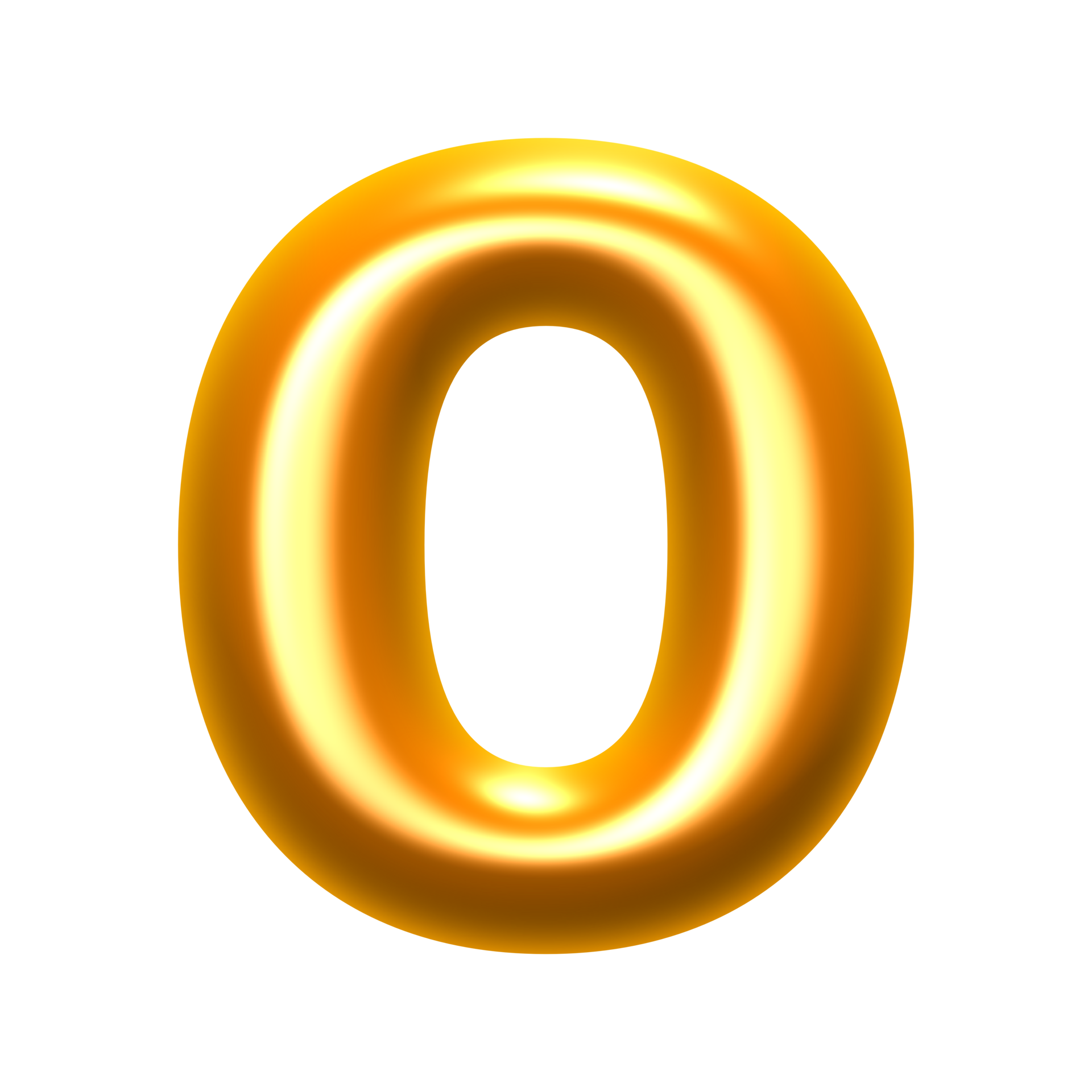 Golden 3d Numbers Png File 34617960 Png