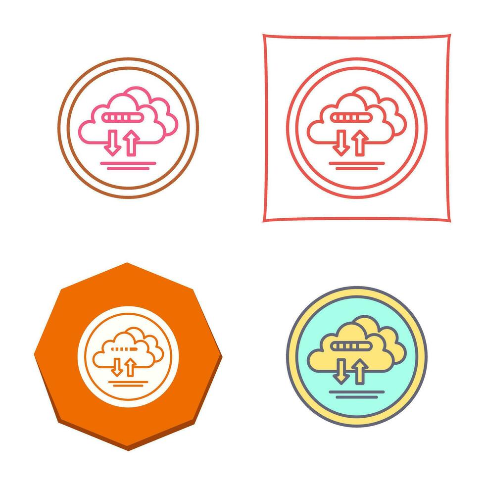 Cloud Data Vector Icon 34618915 Vector Art at Vecteezy