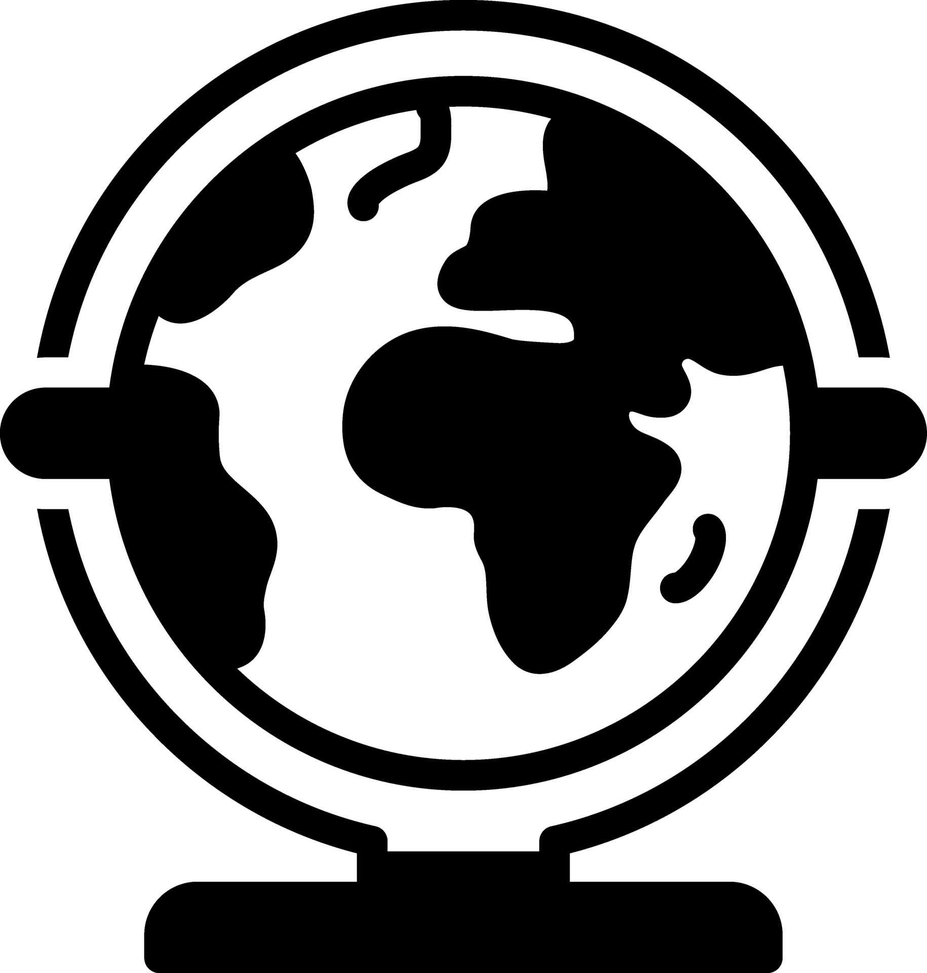 solid icon for earth 34620213 Vector Art at Vecteezy