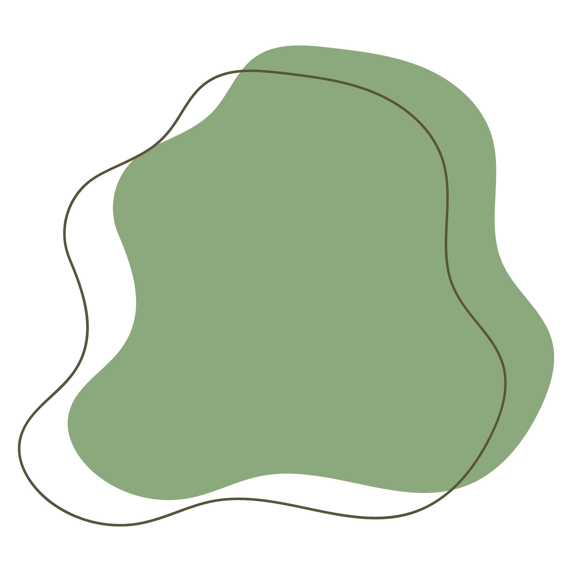 Abstract Blobs Green And Outline For Background 34620478 Vector Art At