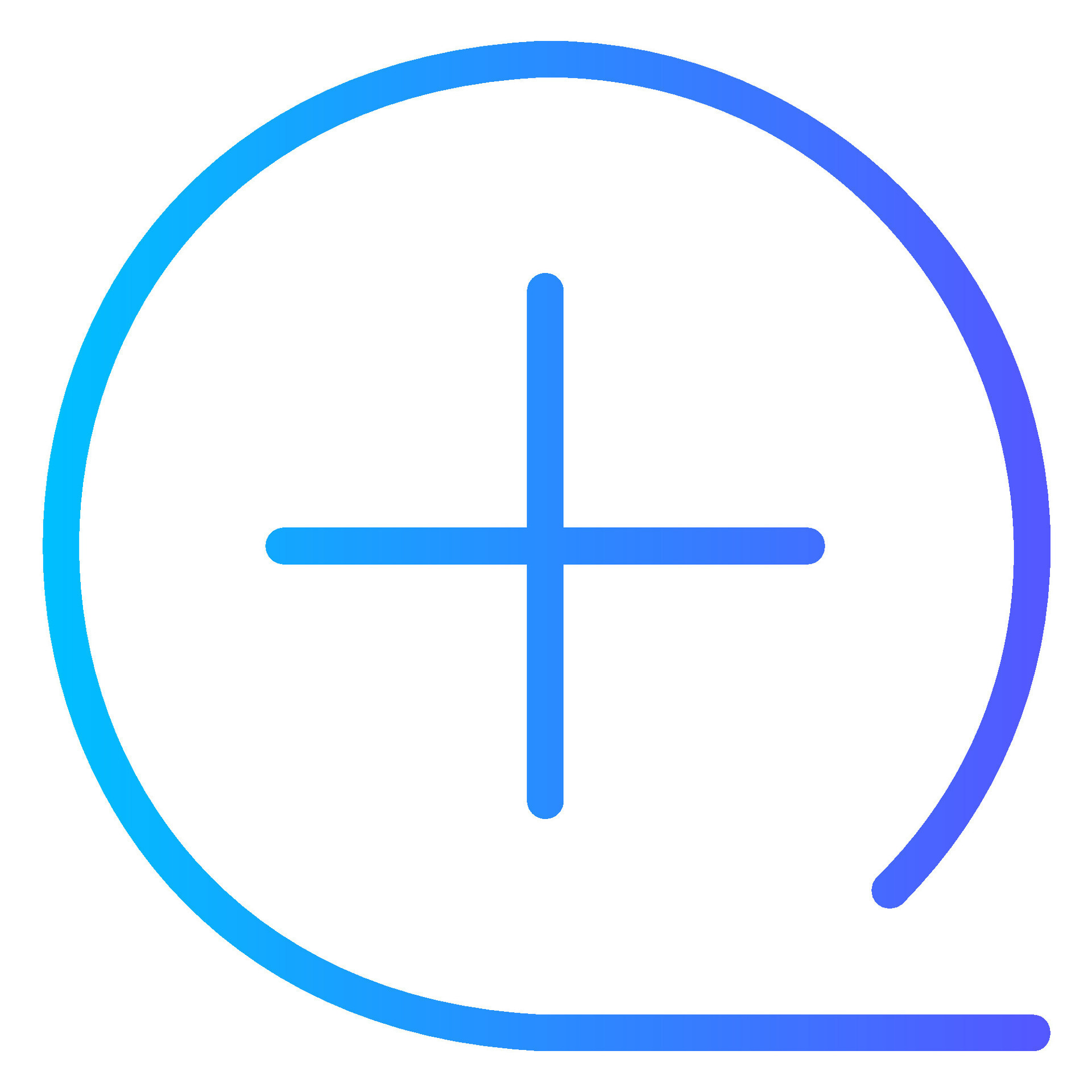 plus gradient icon 34621361 Vector Art at Vecteezy