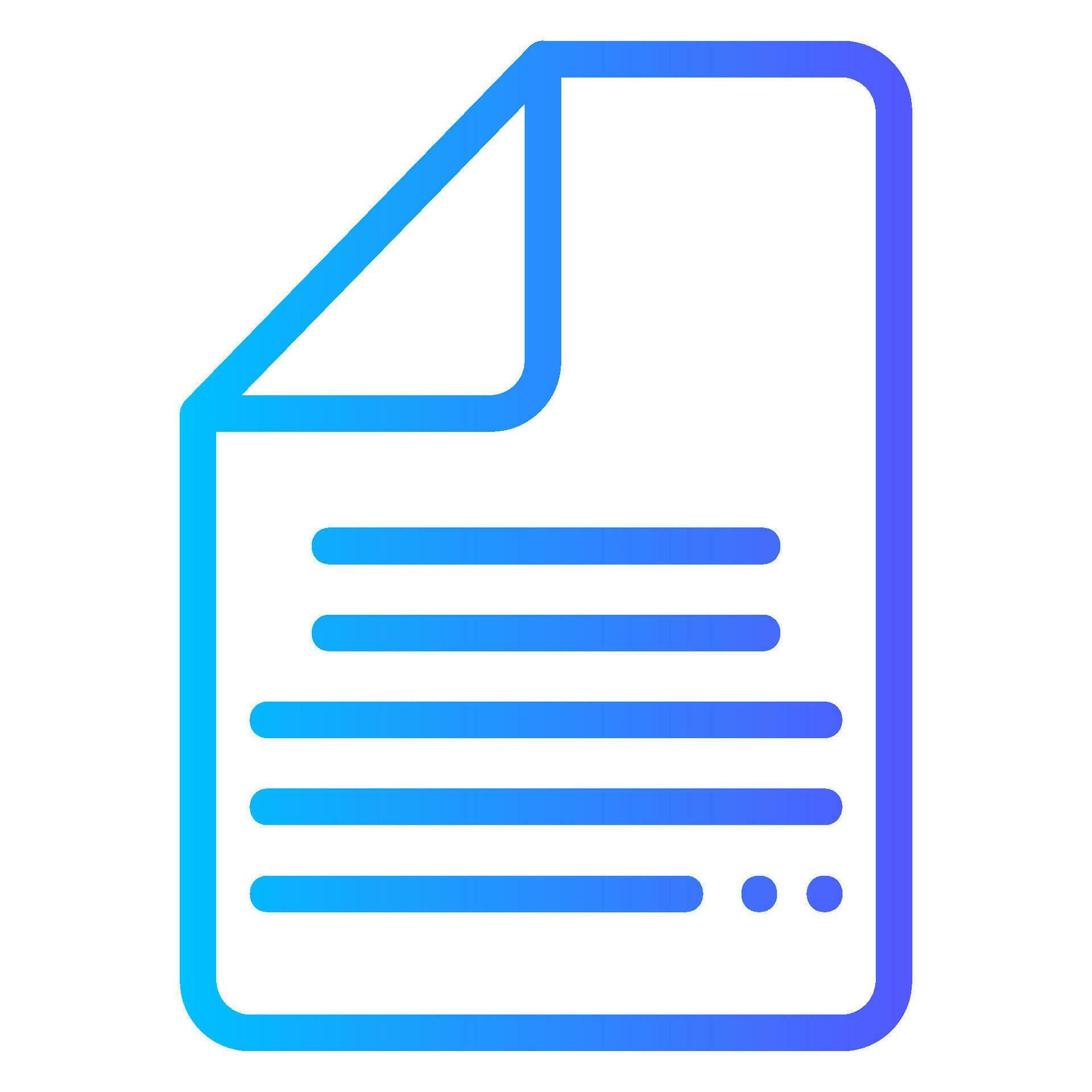 File gradient icon 34621399 Vector Art at Vecteezy