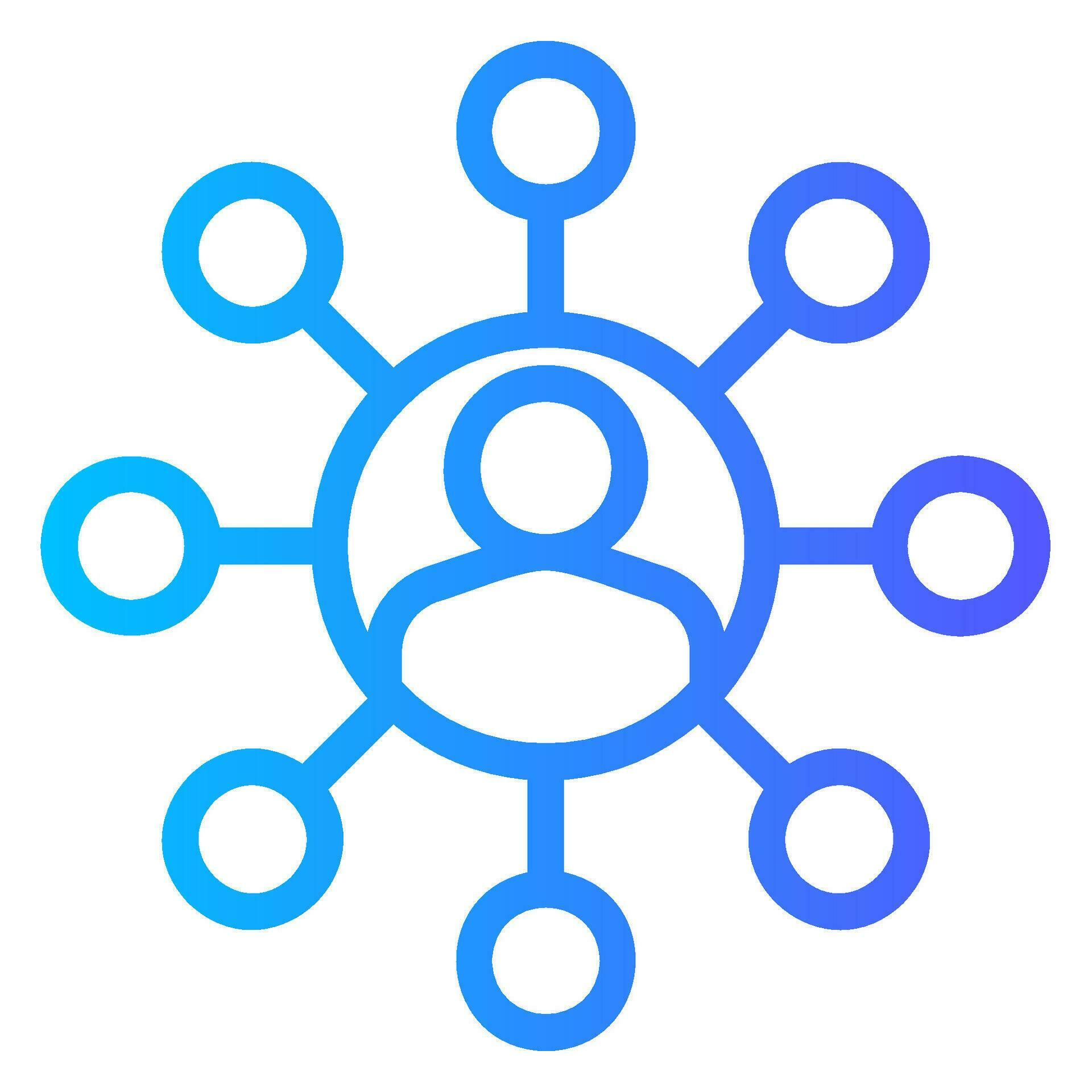 connection gradient icon 34621443 Vector Art at Vecteezy