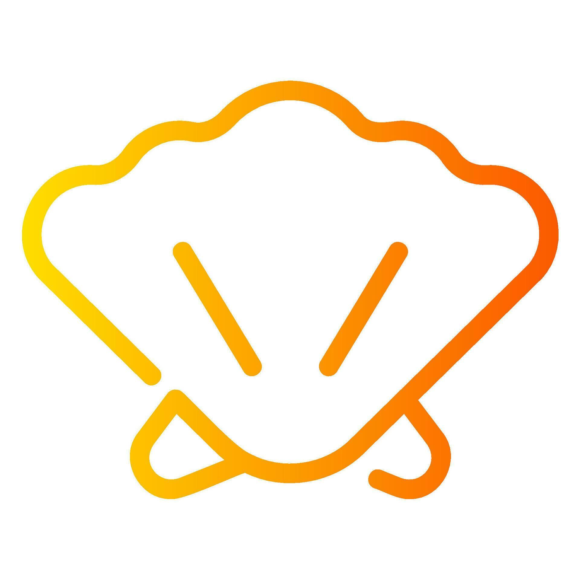 clam gradient icon 34621516 Vector Art at Vecteezy