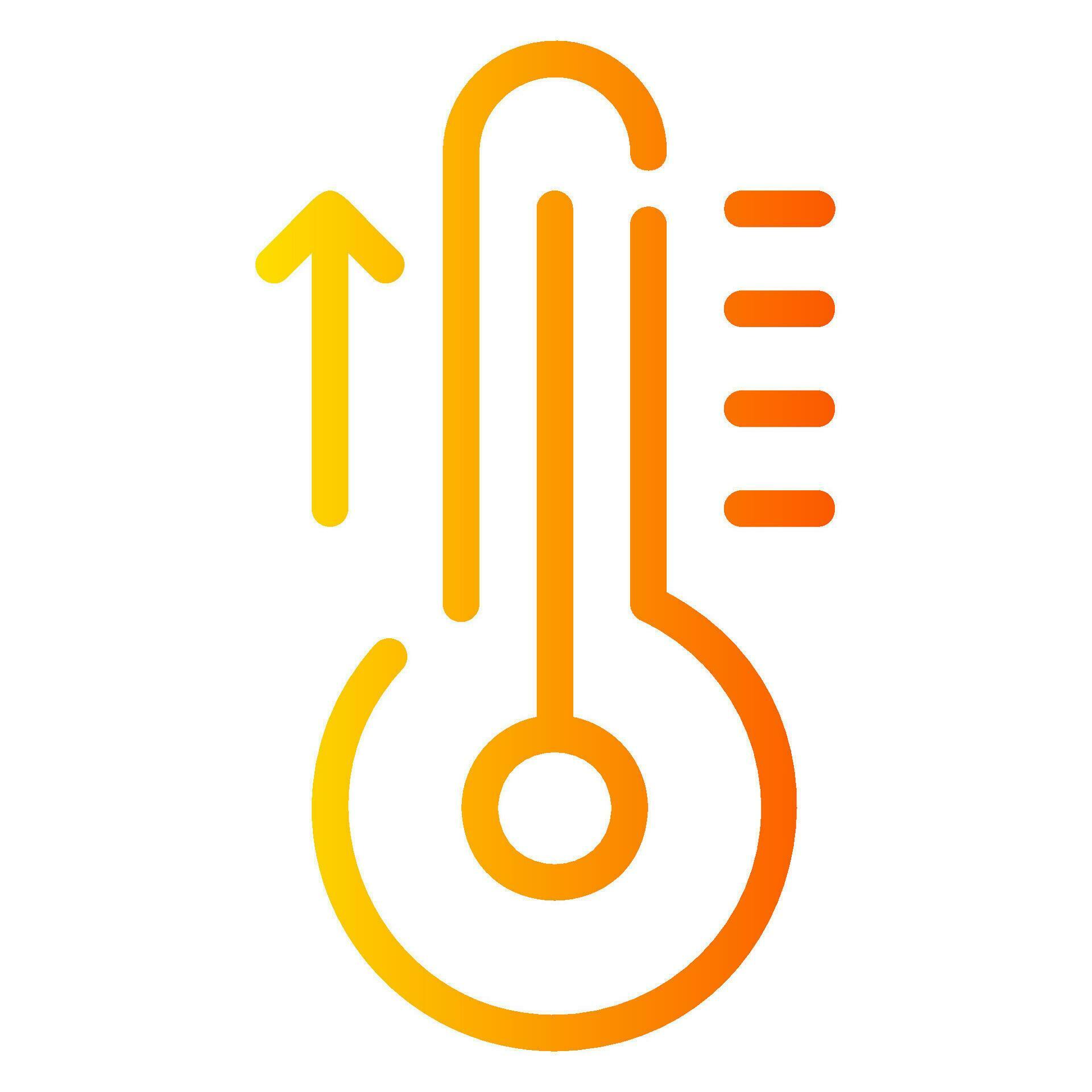 thermometer gradient icon 34621544 Vector Art at Vecteezy