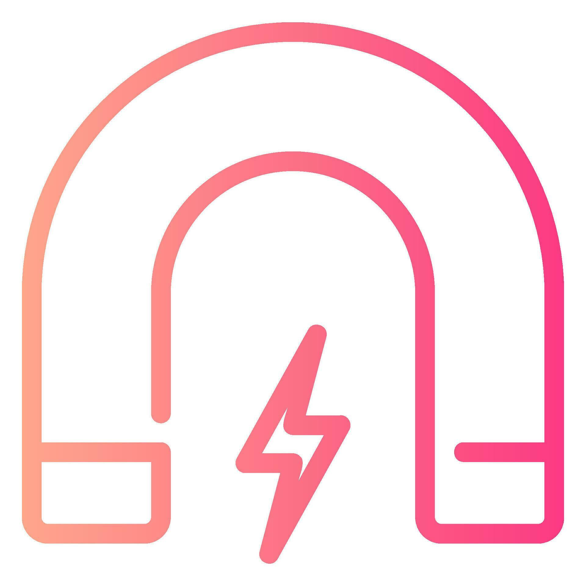 magnet gradient icon 34621656 Vector Art at Vecteezy